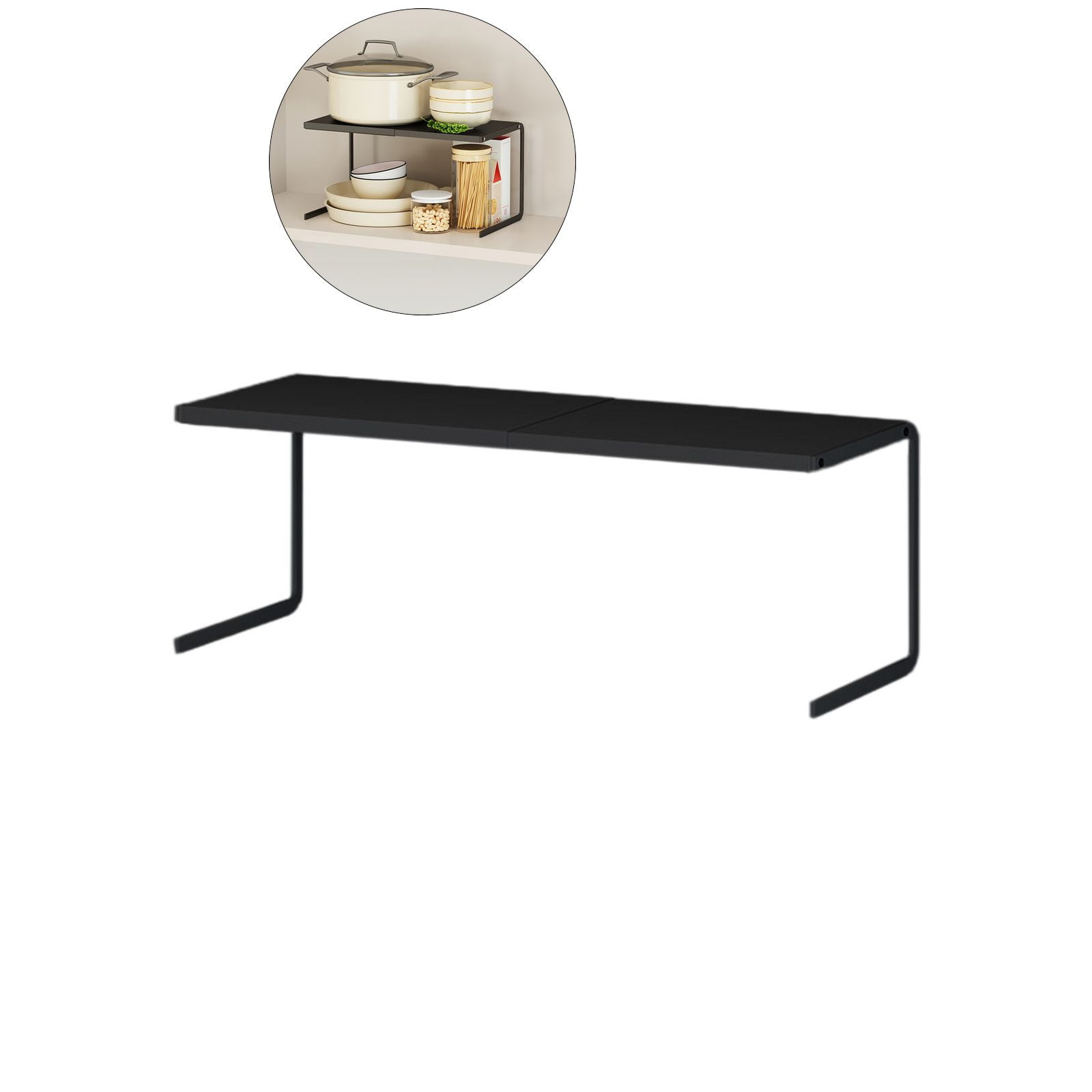 WNFJR Expandable Storage Rack Expandable Cabinet Shelf Organizer ...