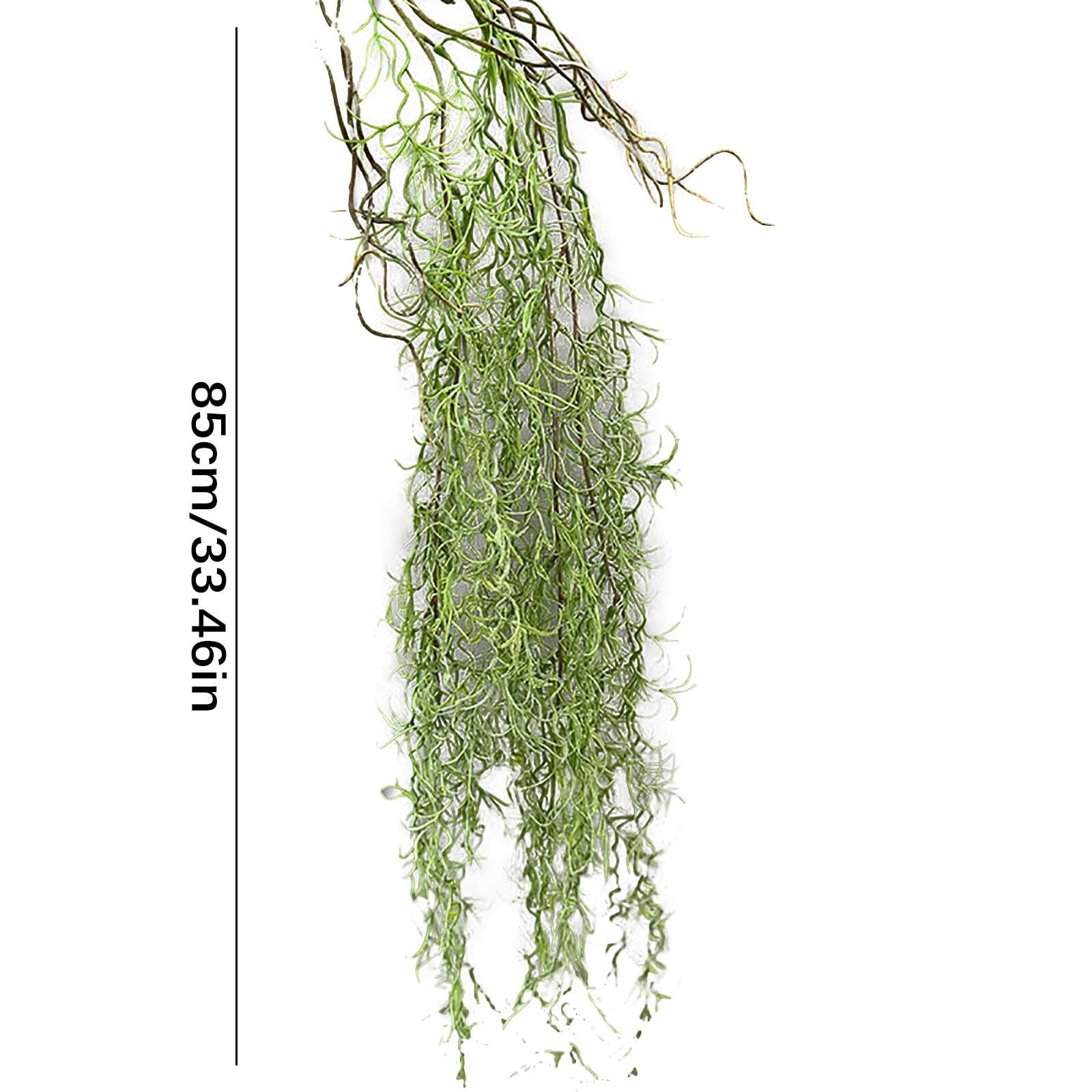 WNFJR Fake Spanish Moss for Potted Plants or Hanging, Artificial Moss ...