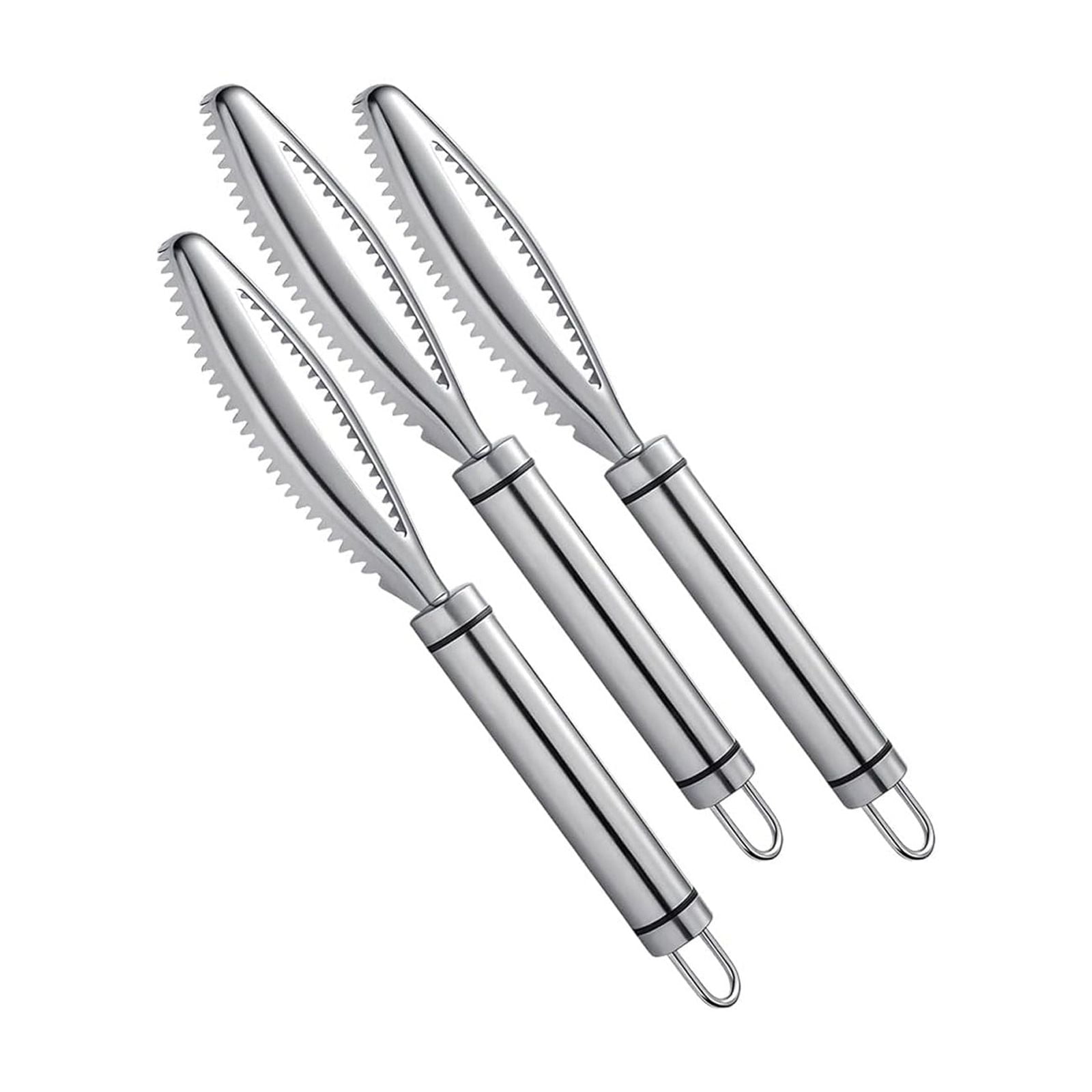 WNFJR Fish Scale Scraper Tool, Multi-Function Stainless Steel Fish ...