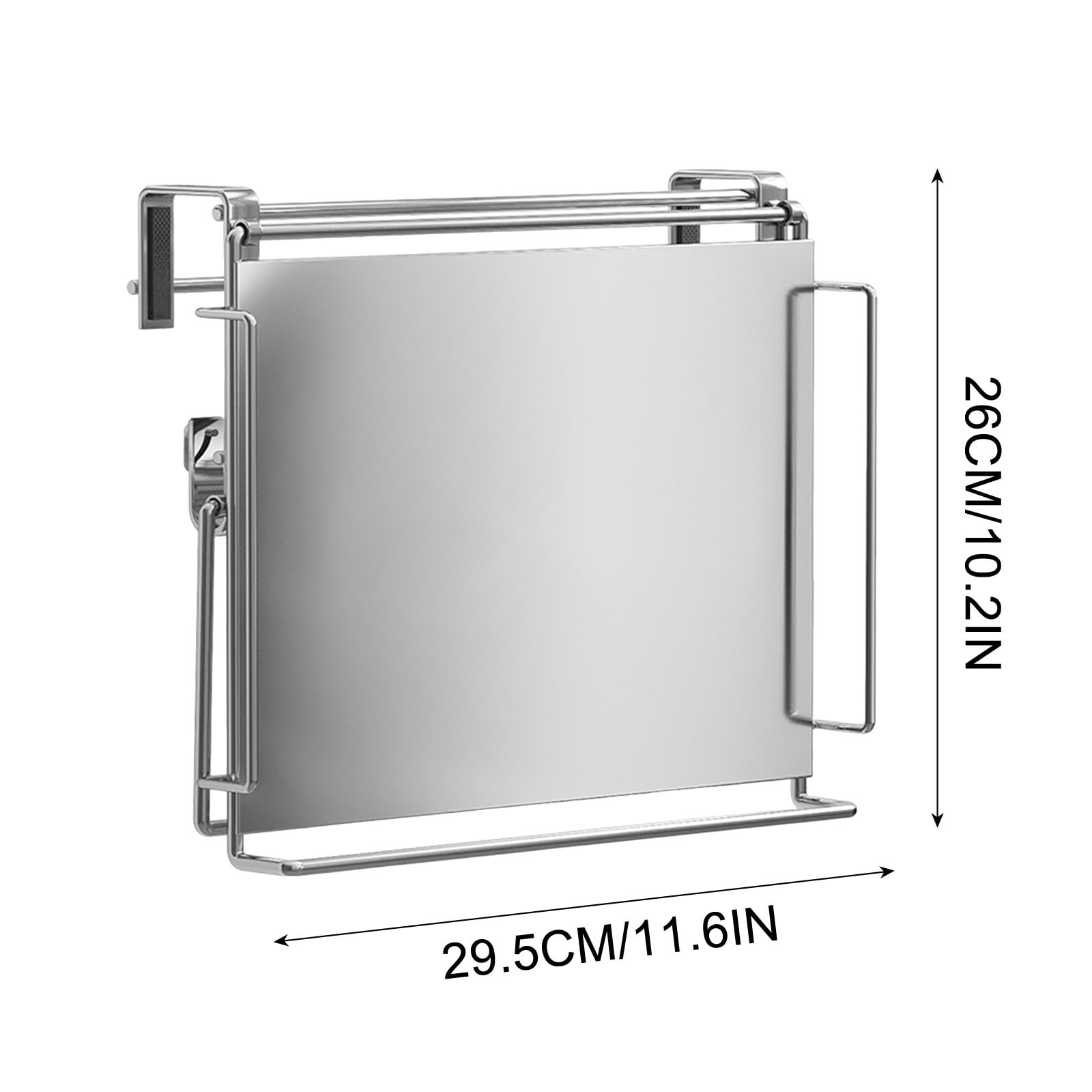 WNFJR Foldable Cabinet Door Countertop Shelf Over The Door Pot and Pan ...