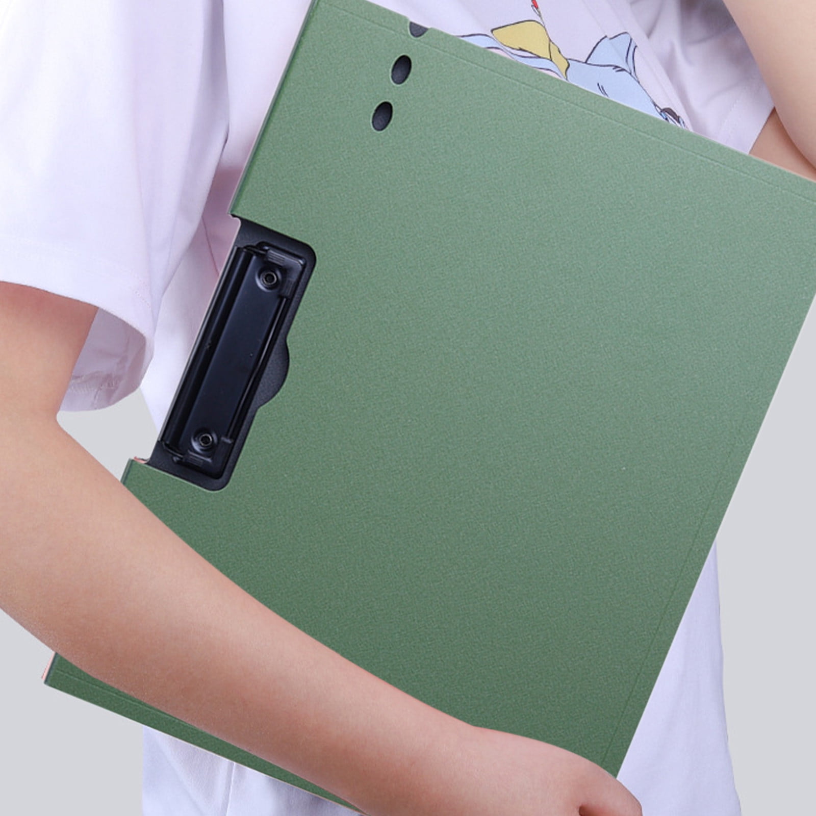 WNFJR Foldable Clipboard with Cover, A4 Punchless Binder with Clamp ...