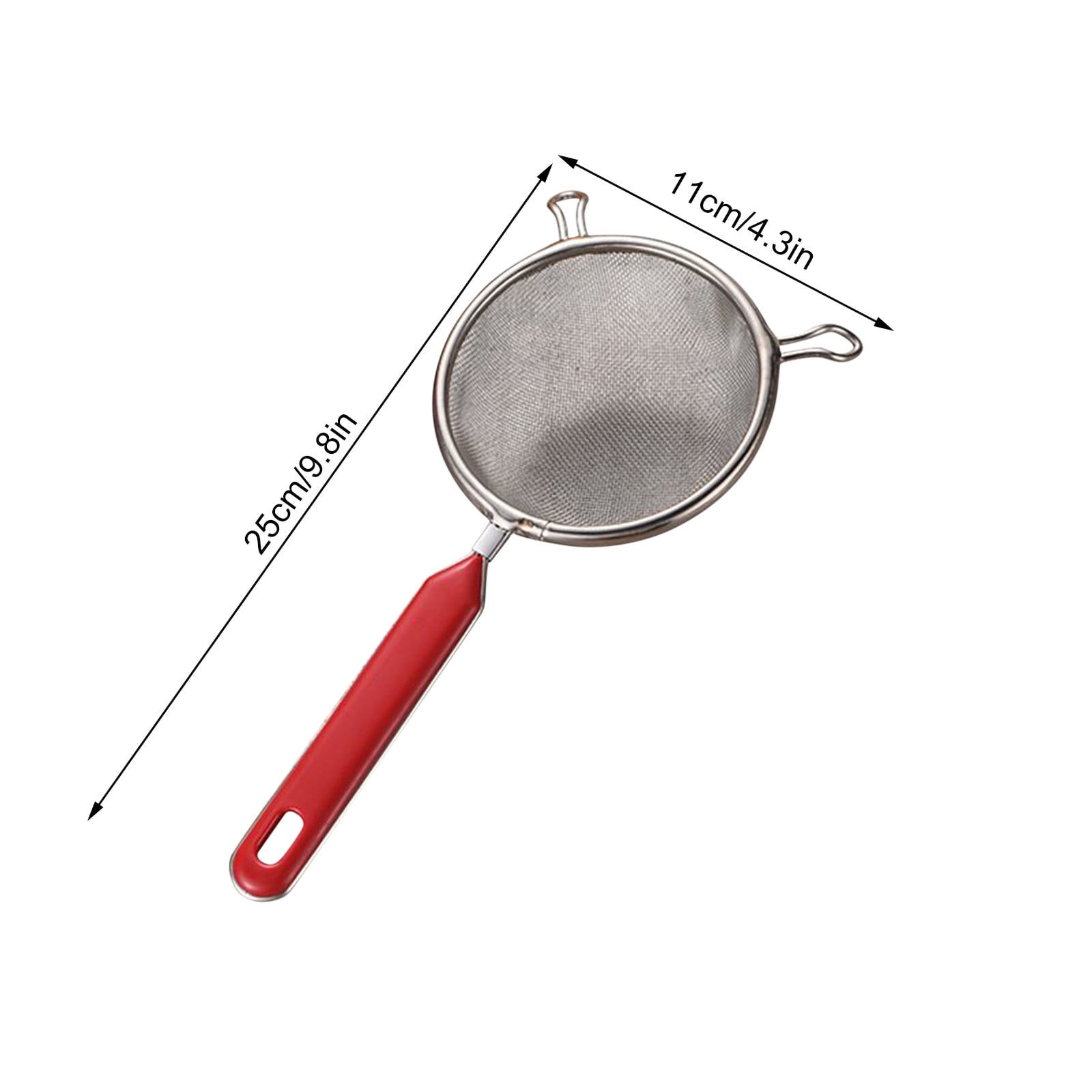 WNFJR French Fries Basket Double Fine Mesh Colander Strainer Stainless ...