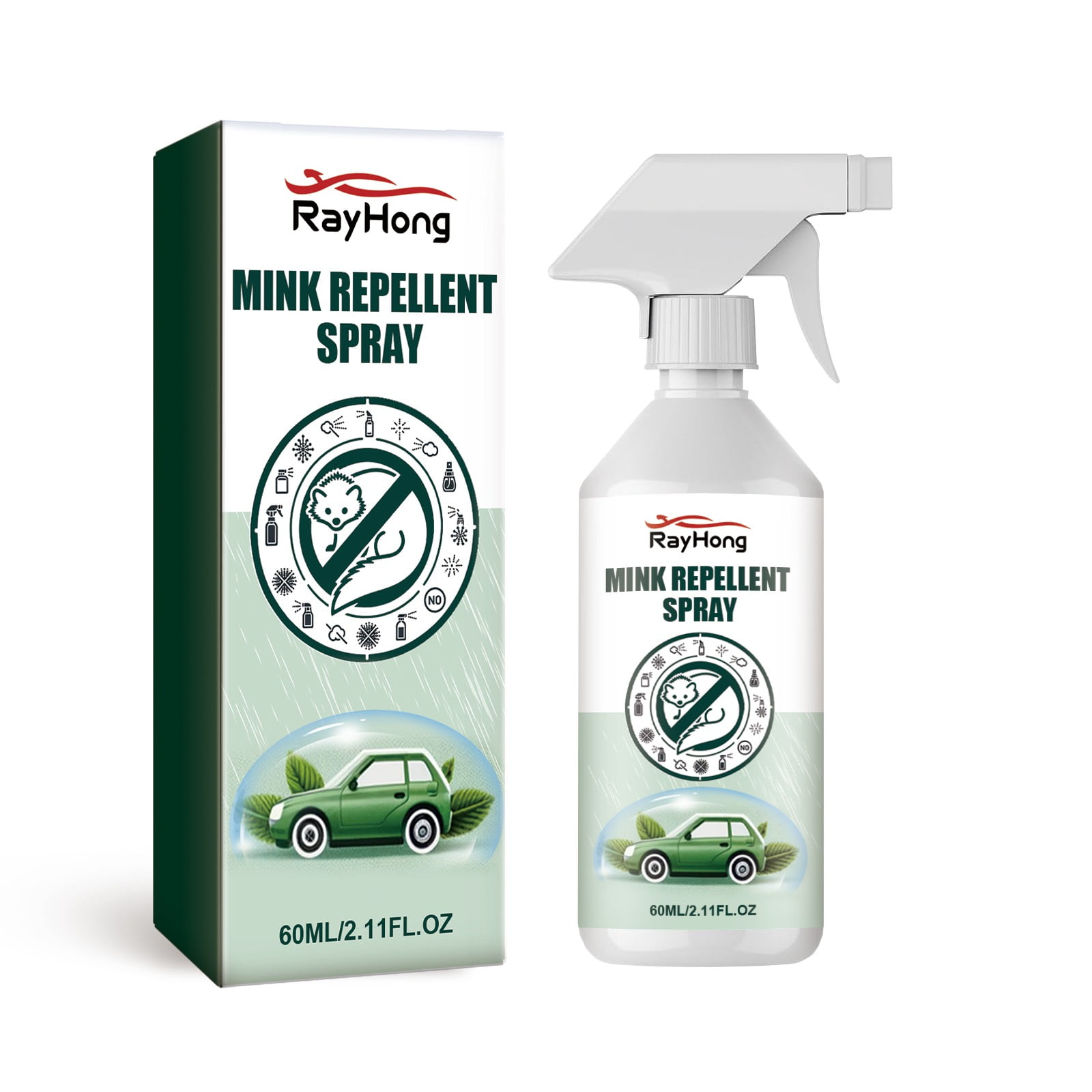 WNFJR Geraniol-Based Mink Repellent Spray for Vehicles, Effective and ...