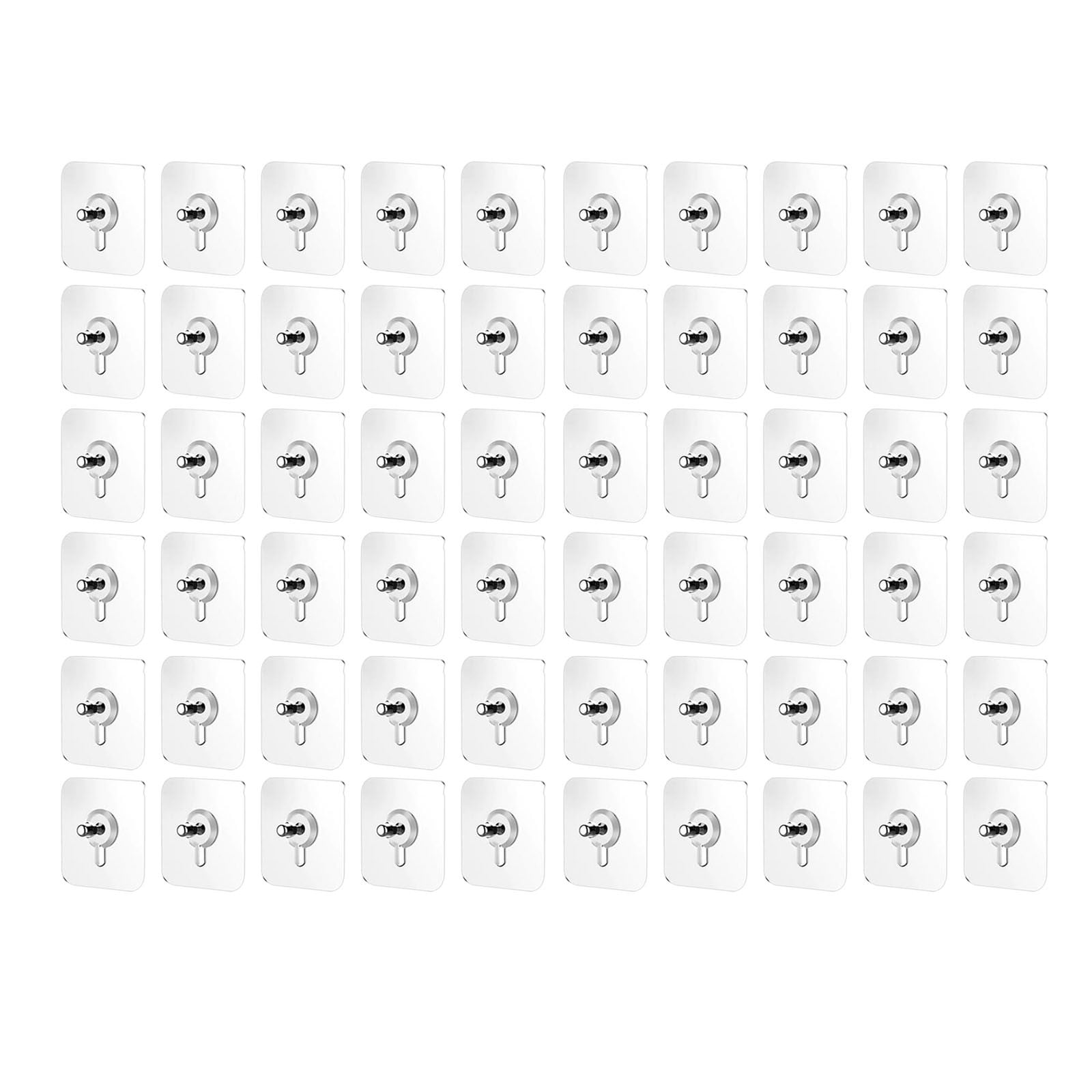 WNFJR Heavy Duty Adhesive Wall Hooks Drill-Free Picture Hangers 2024 No ...