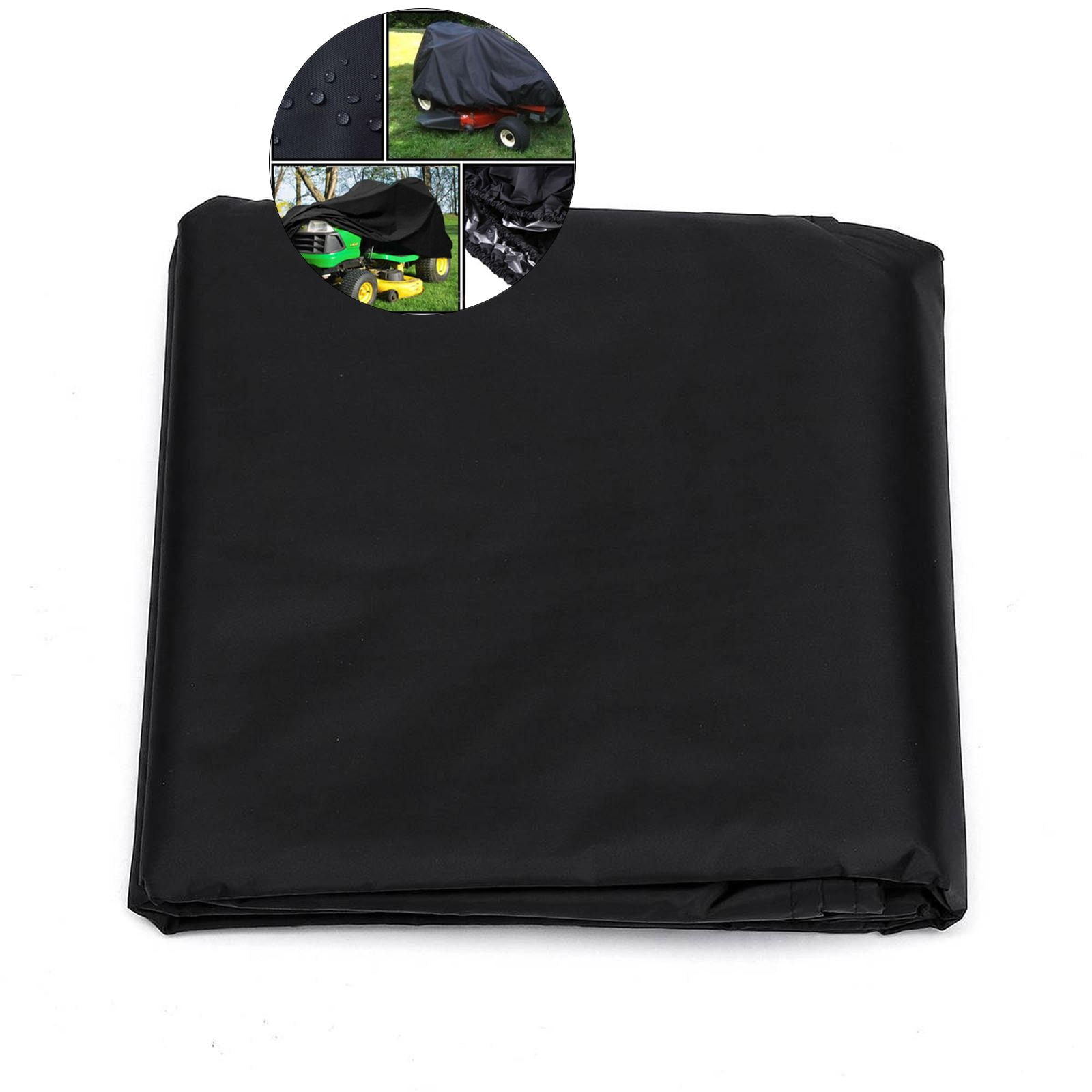 WNFJR Heavy Duty Lawn Mower Cover - Water & Weatherproof with Rubber ...