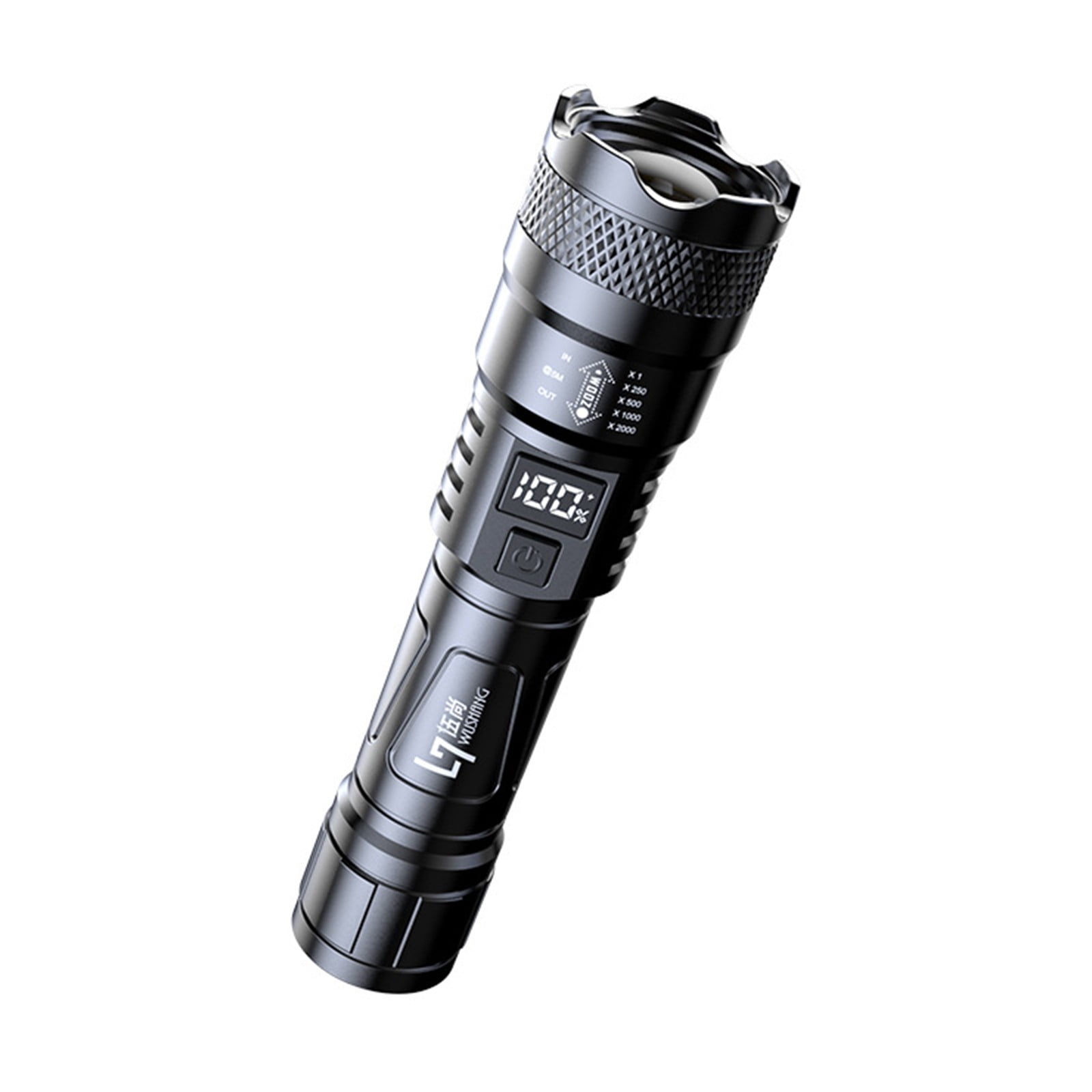 WNFJR Intelligent Digital Display LED Flashlight - Walmart.com