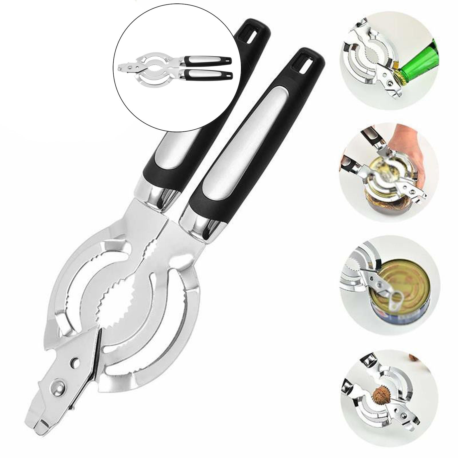 WNFJR Jar Opener, Multi Jar Opener for Weak Hands, Stainless Steel Jar ...