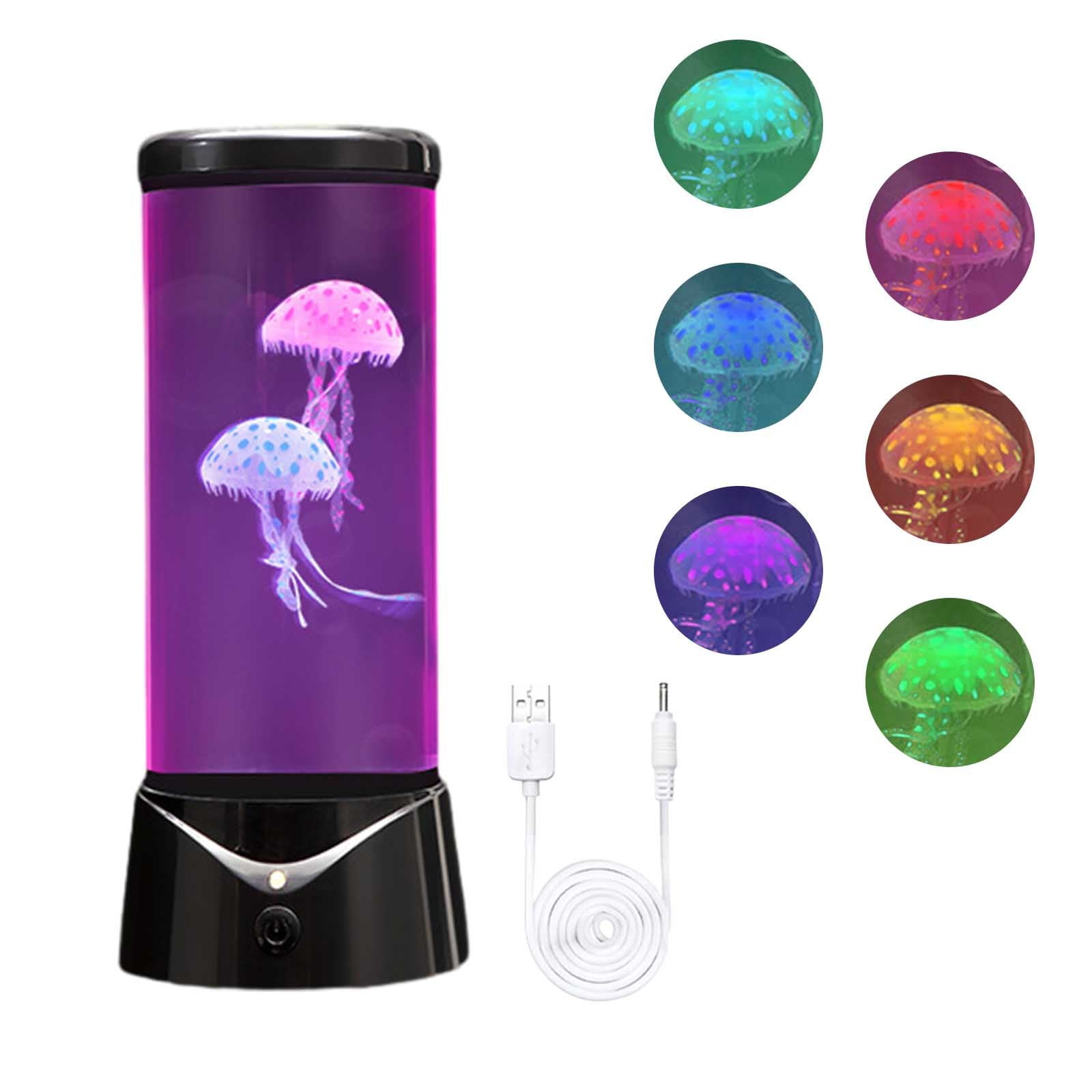 WNFJR LED Dream Jellyfish Aquarium with 7 Color Settings - Realistic ...