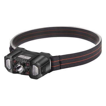 Headlamp LED Headlight,6 LED Adjustable Angle & Headband Strap Super ...