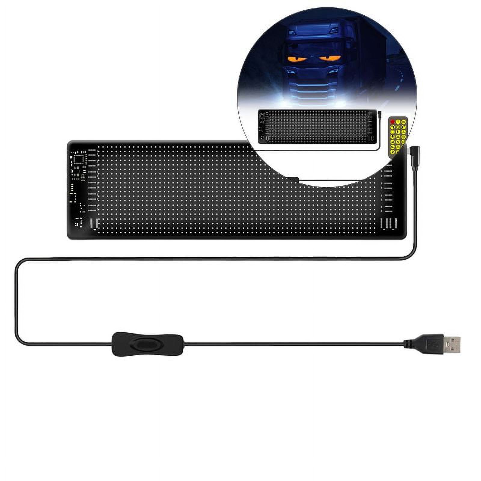 WNFJR LED Sign Programmable Flexible Matrix Panel Small Screen ...