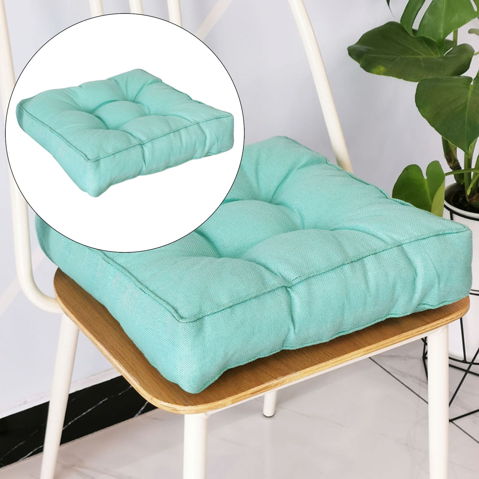 WNFJR Large Chair Cushions with Handle, Thick Seat Cushions for Wicker ...