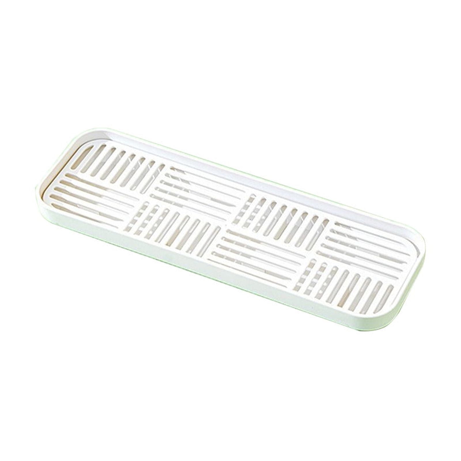 WNFJR Large Rectangular Soap Dish with Detachable Upper Tray and ...