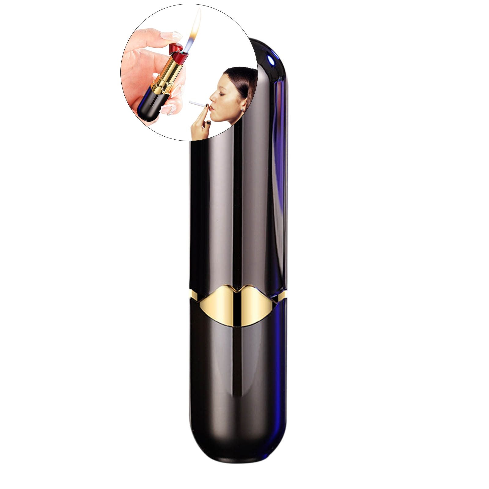WNFJR Lipstick Lighter, Soft Flame Butane Lighter, Open Flame Lighter ...