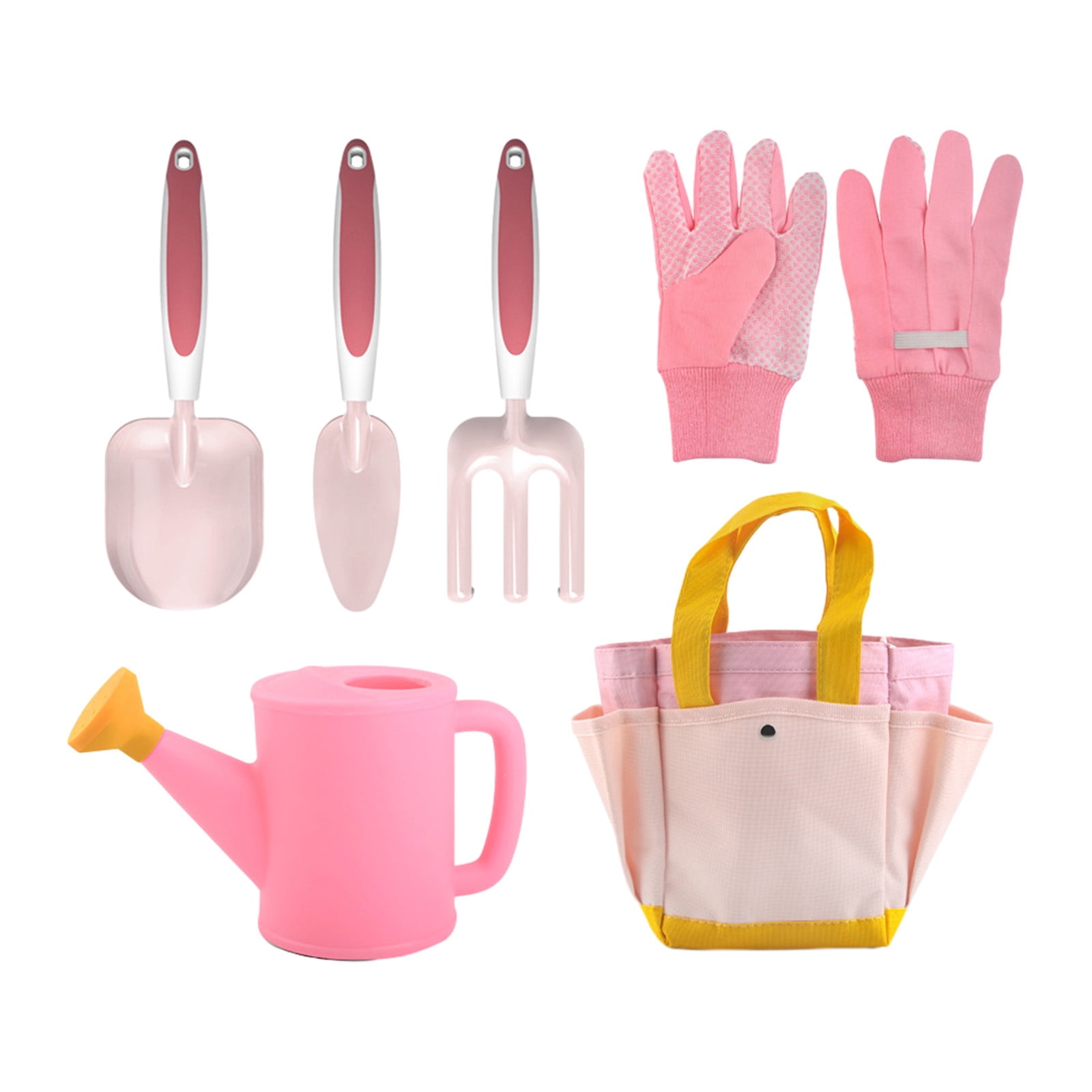 WNFJR Little Gardener Tool Set with Garden Tools Bag for Kids Gardening ...