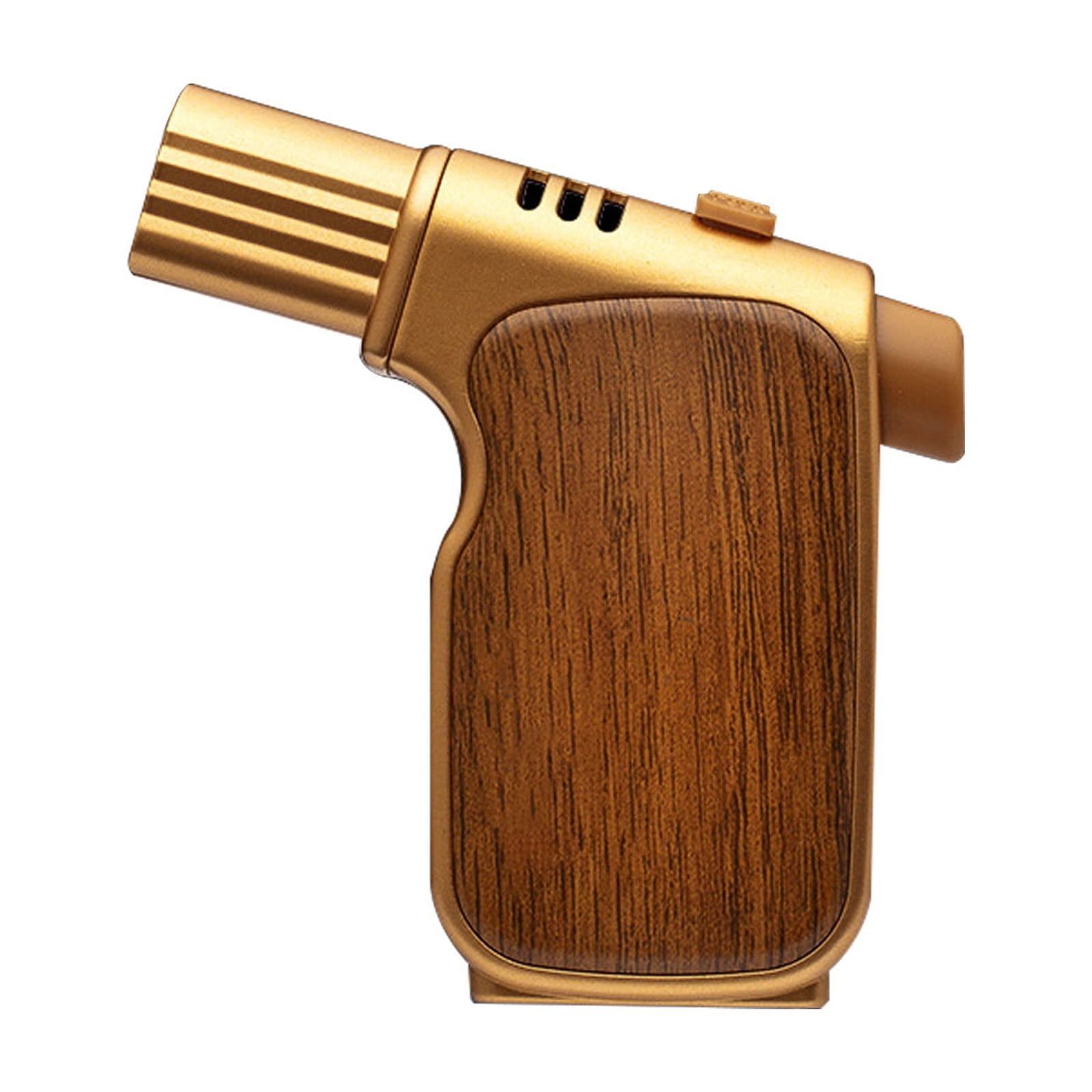 WNFJR Locking Windproof End Lighter, Quad Torch Outdoor Igniter, Carbon ...