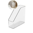 WNFJR Magazine Holder, Clear Plastic Vertical File Magazine Organizer ...