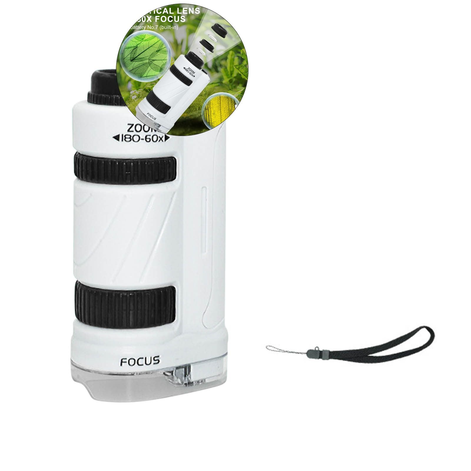 WNFJR Mini Microscope, Your Little Scientist Mini Microscope ...