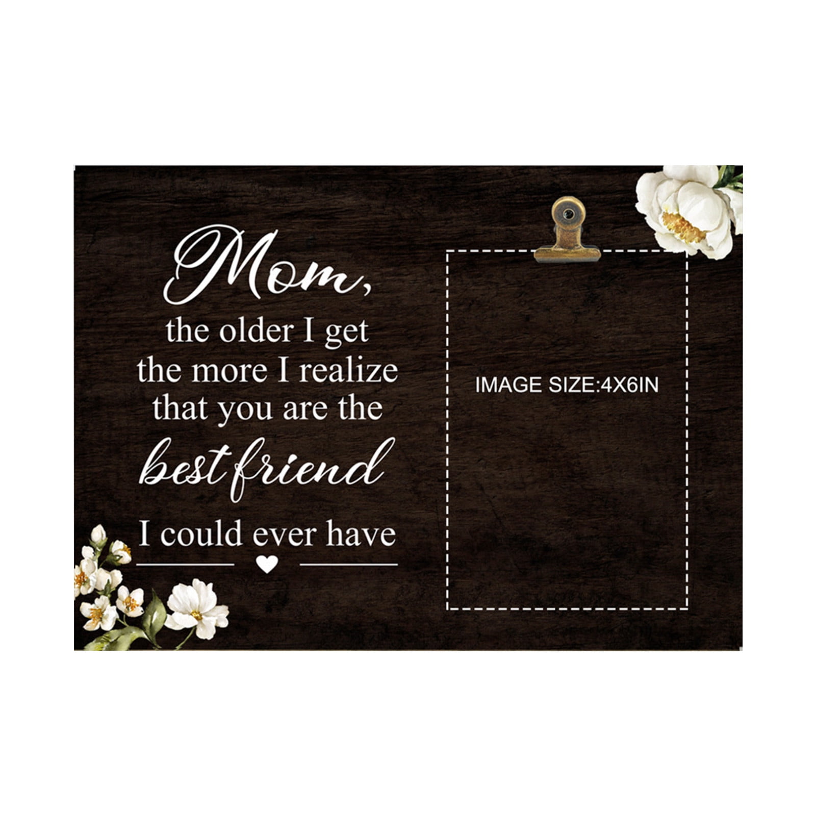 WNFJR Mom Picture Frame, to My Mom On Mothers Day, Mother Picture Frame ...