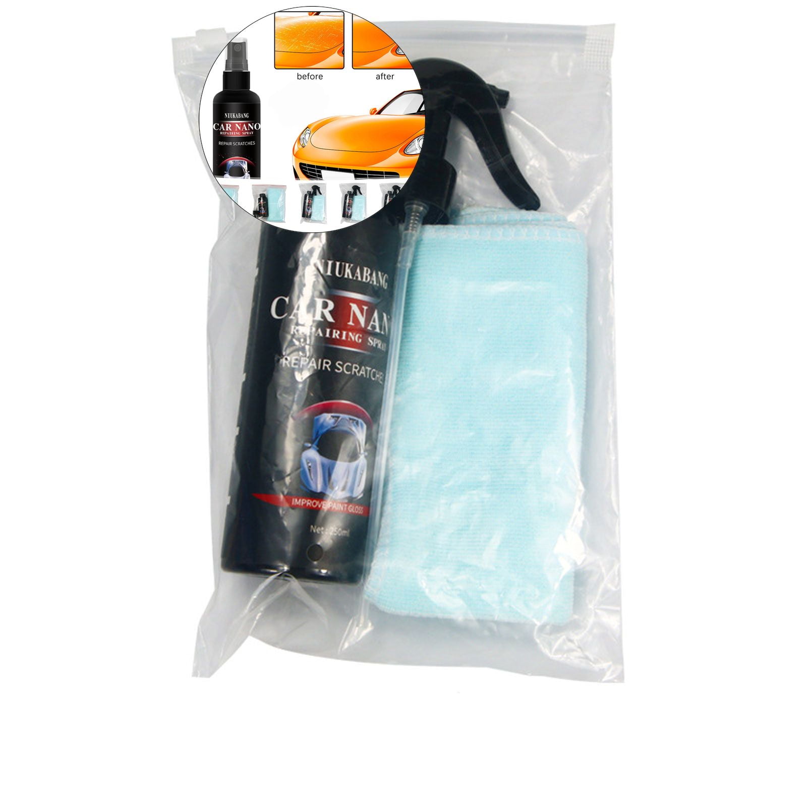 WNFJR Nano Car Spray, Scratch Remover, Spray for Cars, Scratch Fix, Car ...