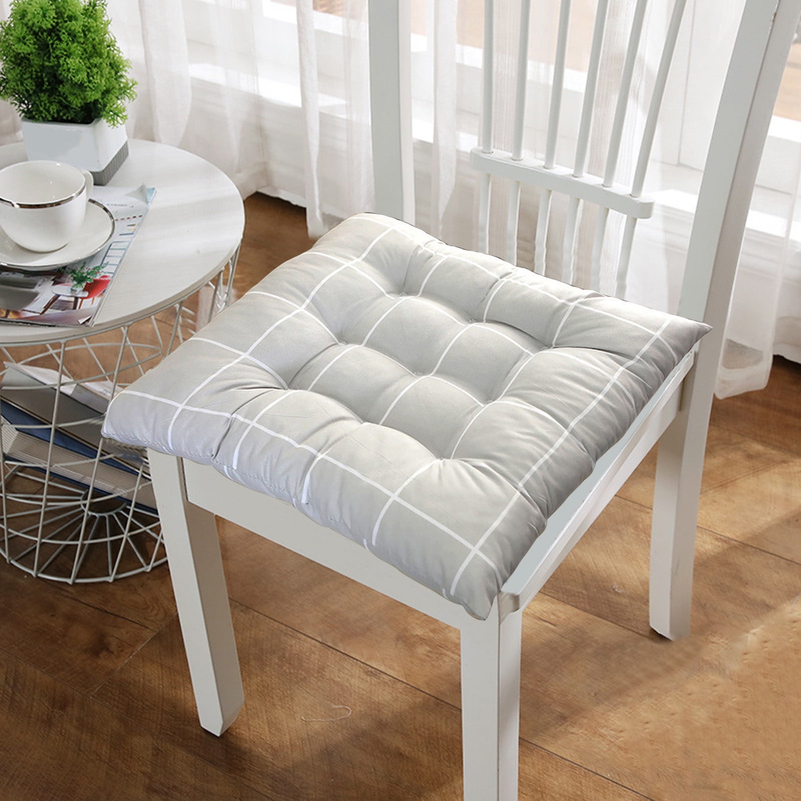 WNFJR Outdoor Chair Cushions for Patio Furniture, Waterproof Tufted ...