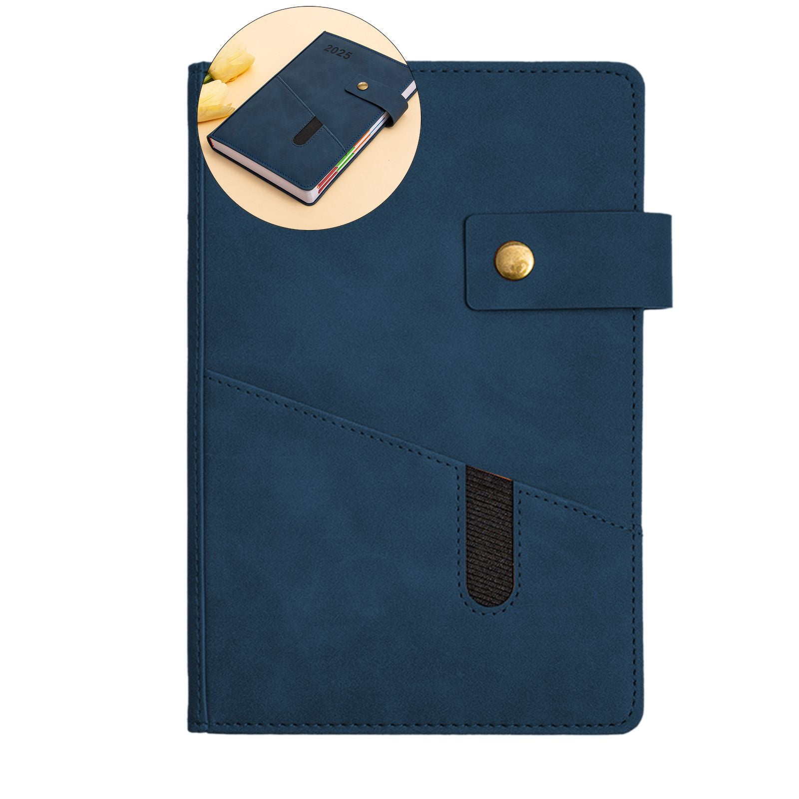 WNFJR Personalized Notebook - A5 Lined Leather Bound Journal for Women ...