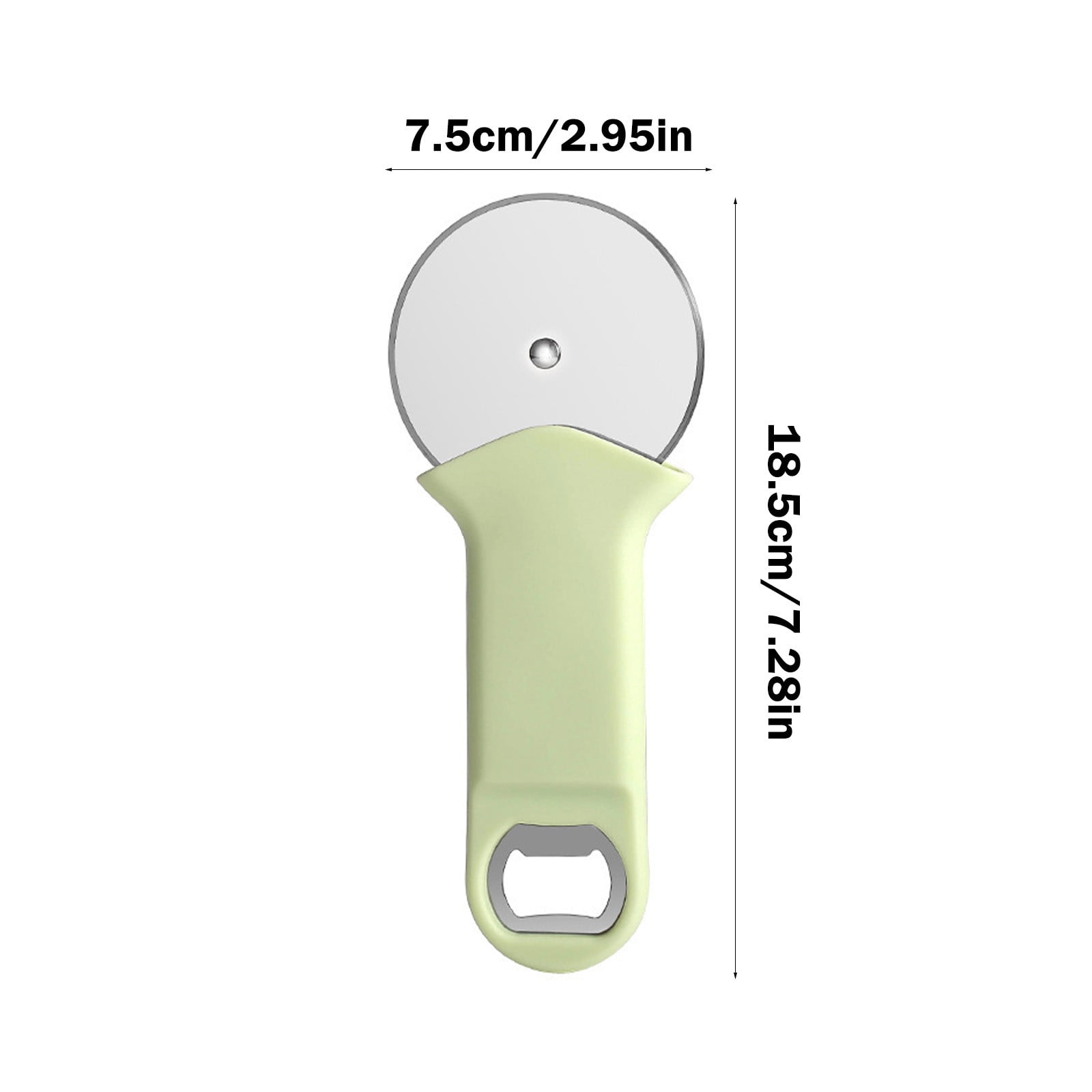 WNFJR Pizza Cutter Wheel, Stainless Steel Pizza Skiving Machine ...