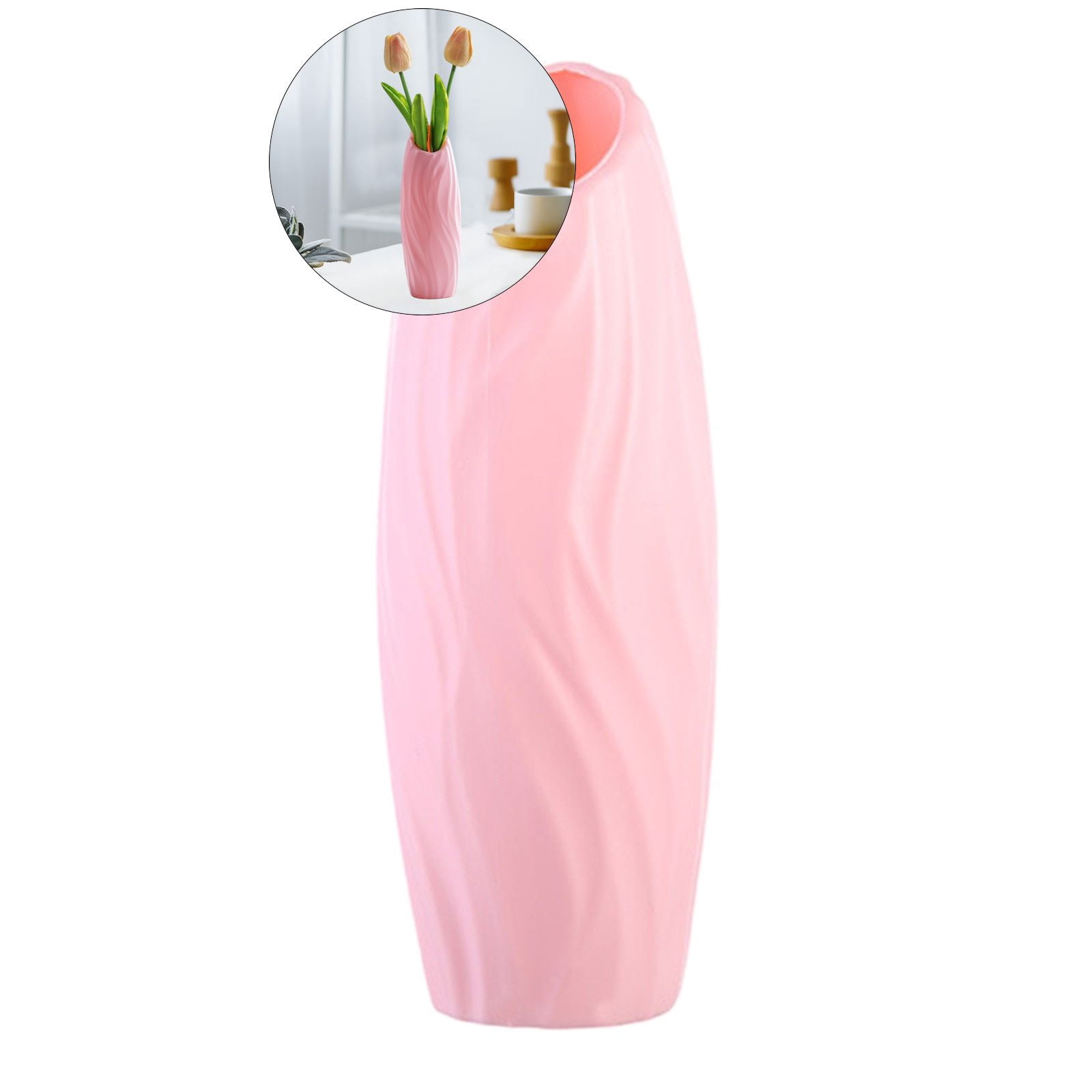 WNFJR Plastic Flower Vase, Plastic Flower Vases for Centerpieces ...
