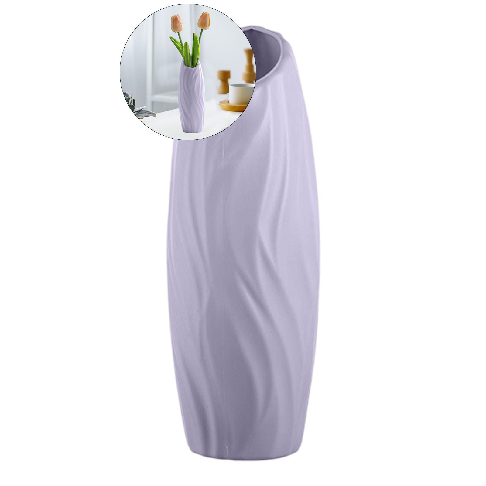 WNFJR Plastic Flower Vase, Plastic Flower Vases for Centerpieces ...