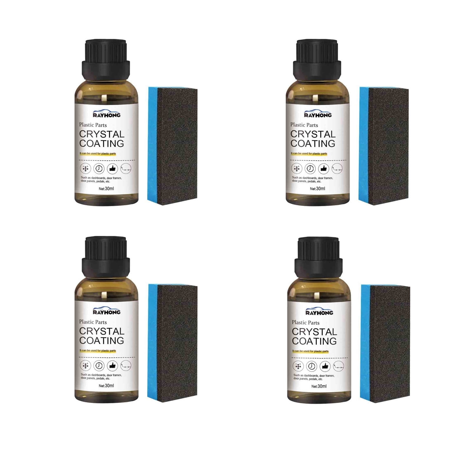 WNFJR Plastic Parts Crystal Coating, Gloss Protection Refresher ...