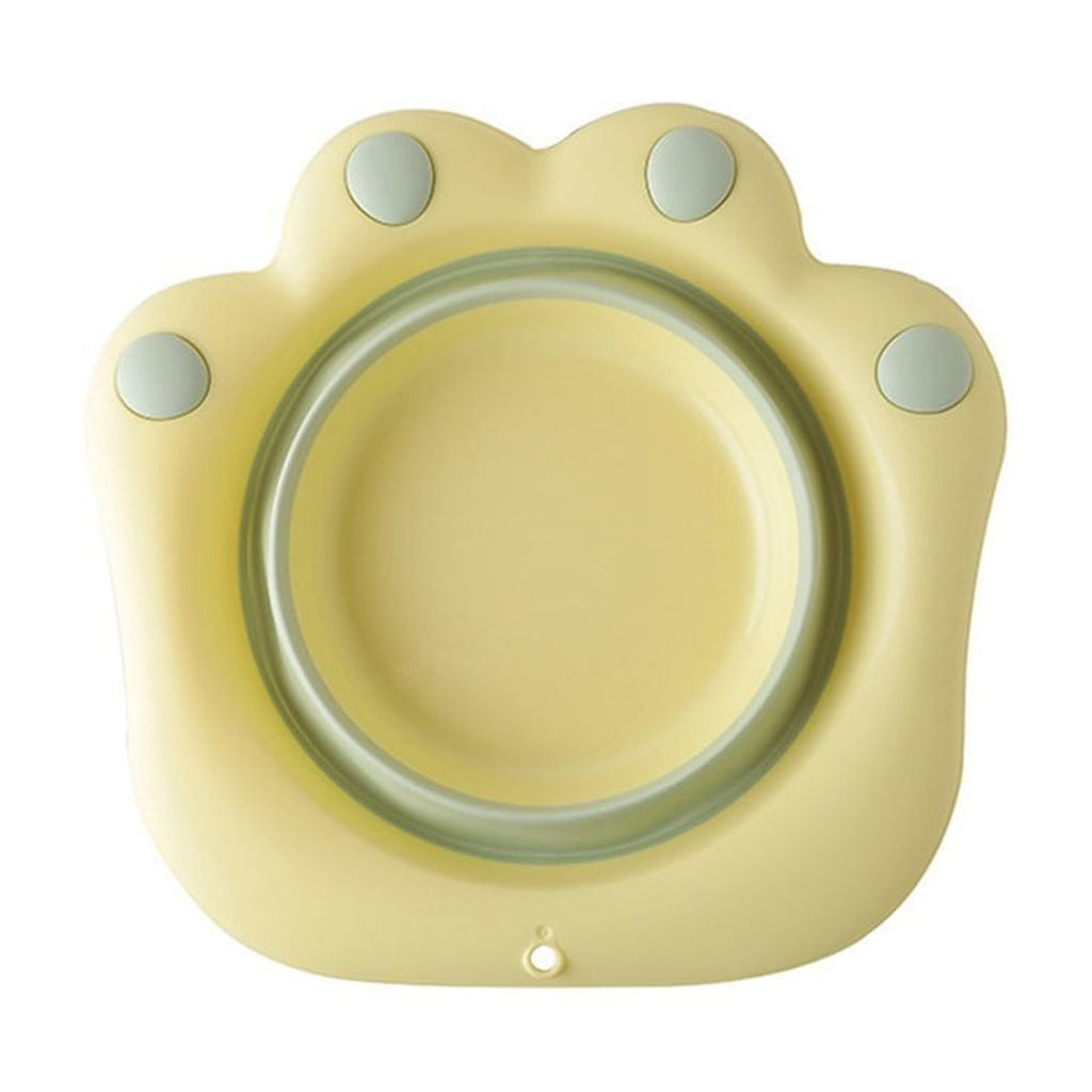 WNFJR Portable Baby Wash Basin Foldable Infant Bath Tub Soft Plastic ...