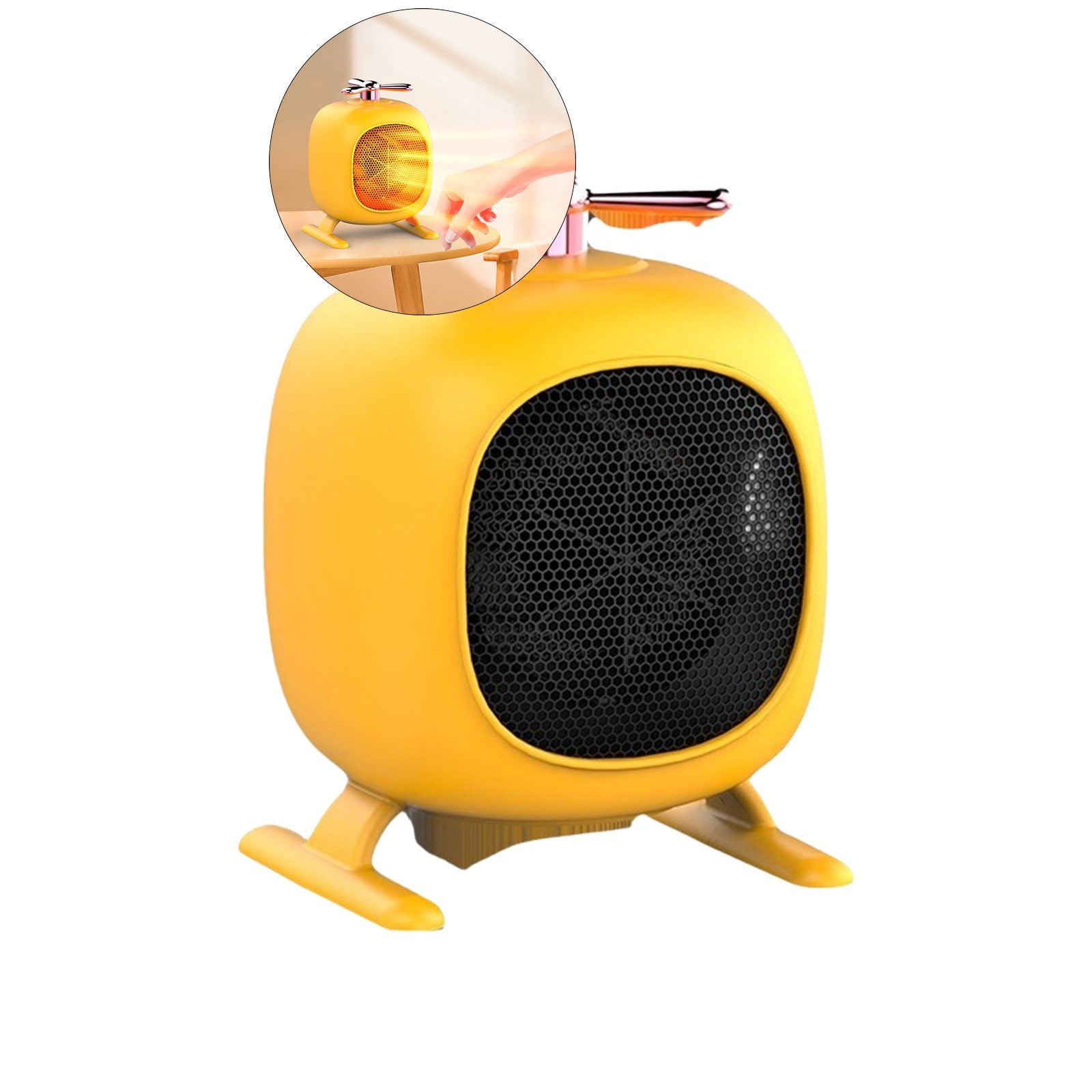 WNFJR Portable Electric Space Heater, Fast Heating Small Space Heater ...