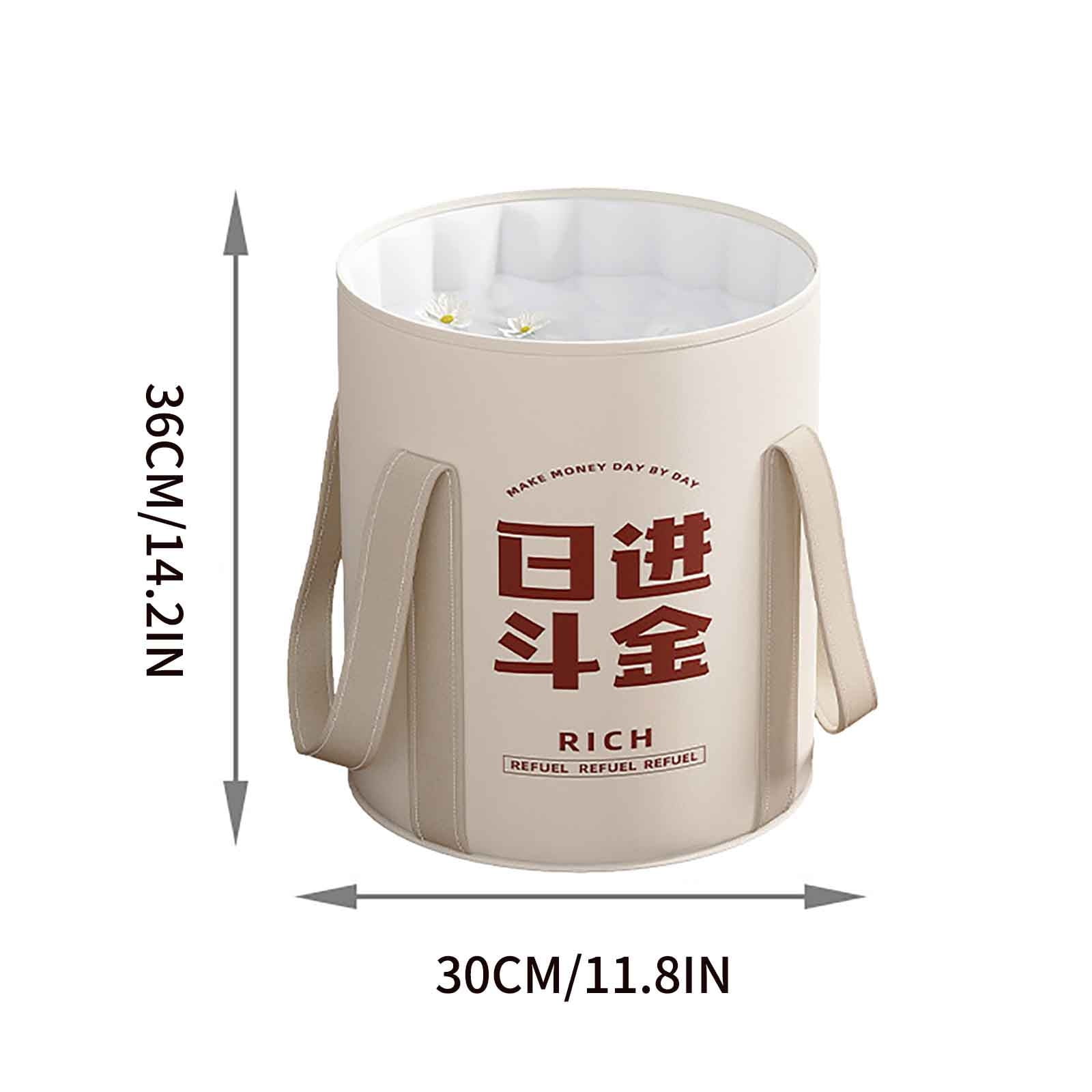 WNFJR Portable Foldable Foot Soak Bucket for Travel and Outdoor Use ...