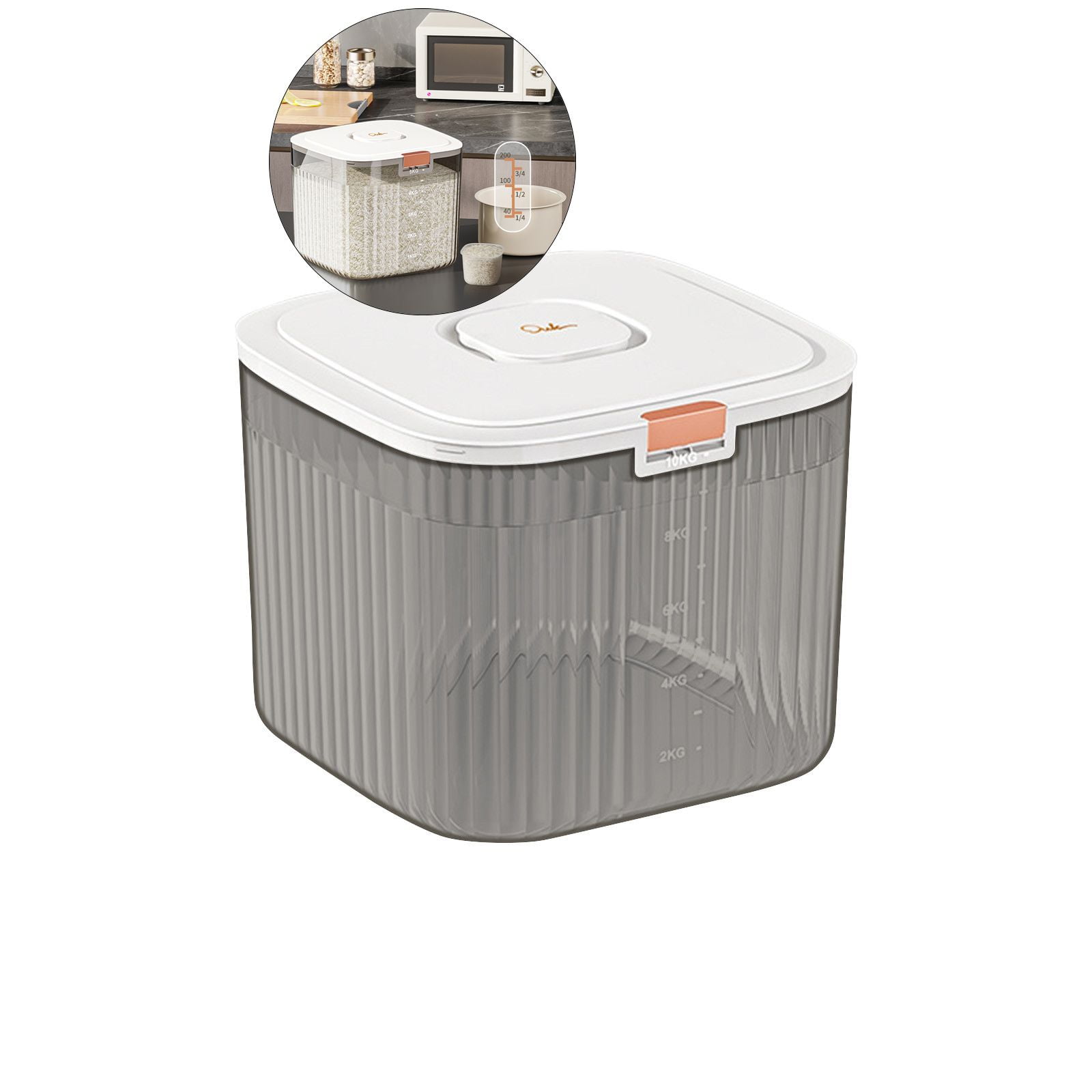 WNFJR Rice Storage Container, Food Container, Dry Food Storage, Pet ...