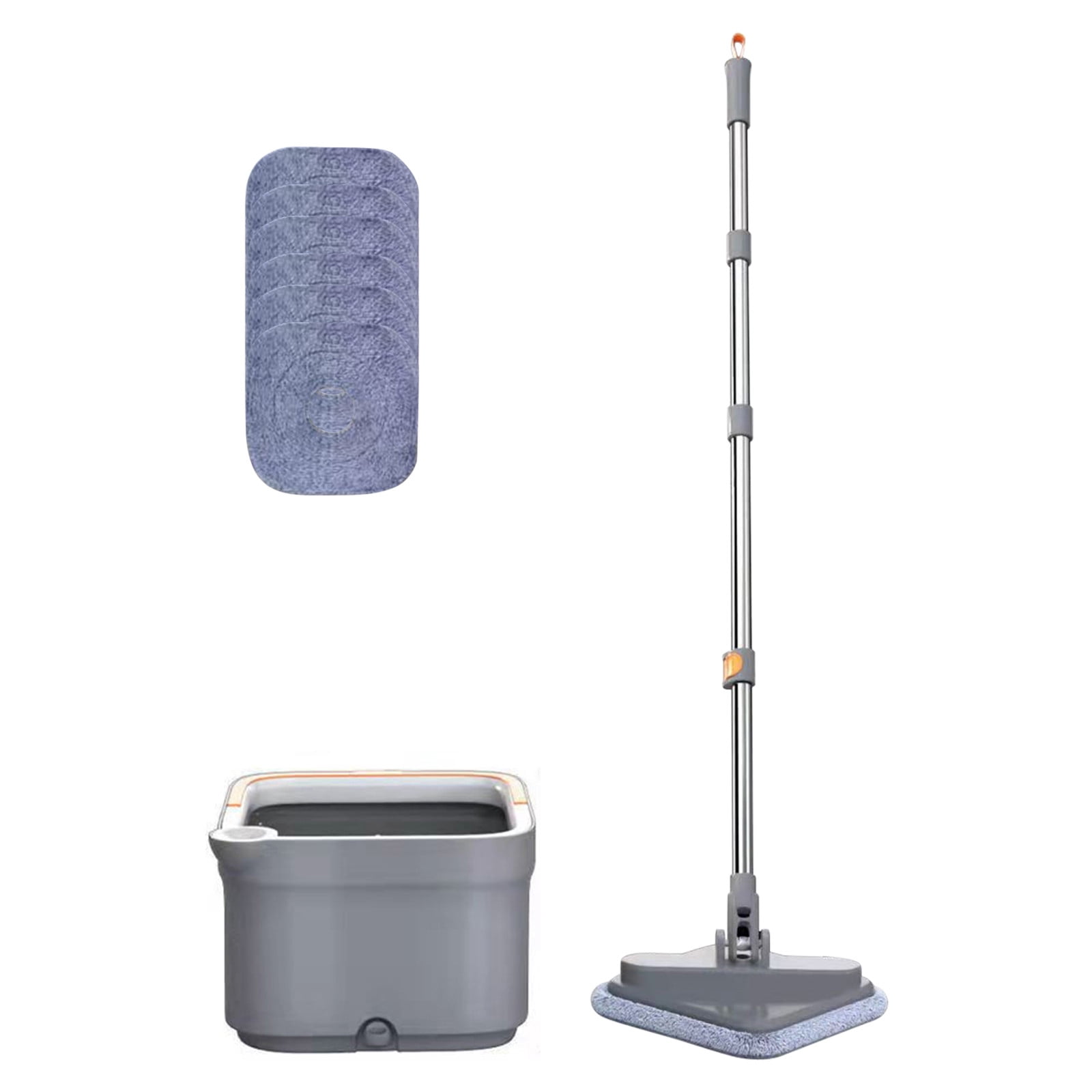 WNFJR Self-Washing Mop with Bucket & Wringer | 360-Degree Rotation ...