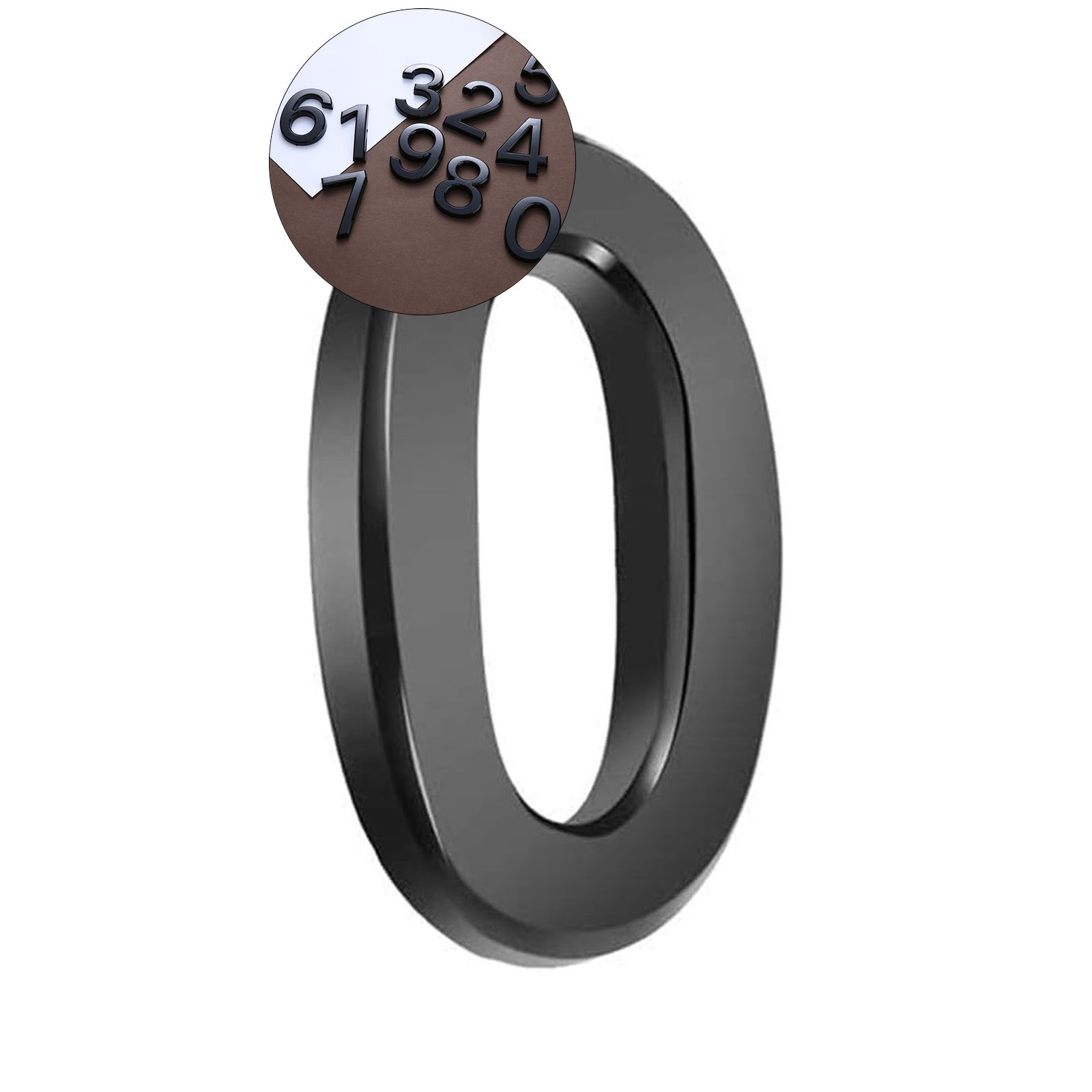 WNFJR Self-adhesive Mailbox Numbers, Modern House Numbers for Outside ...