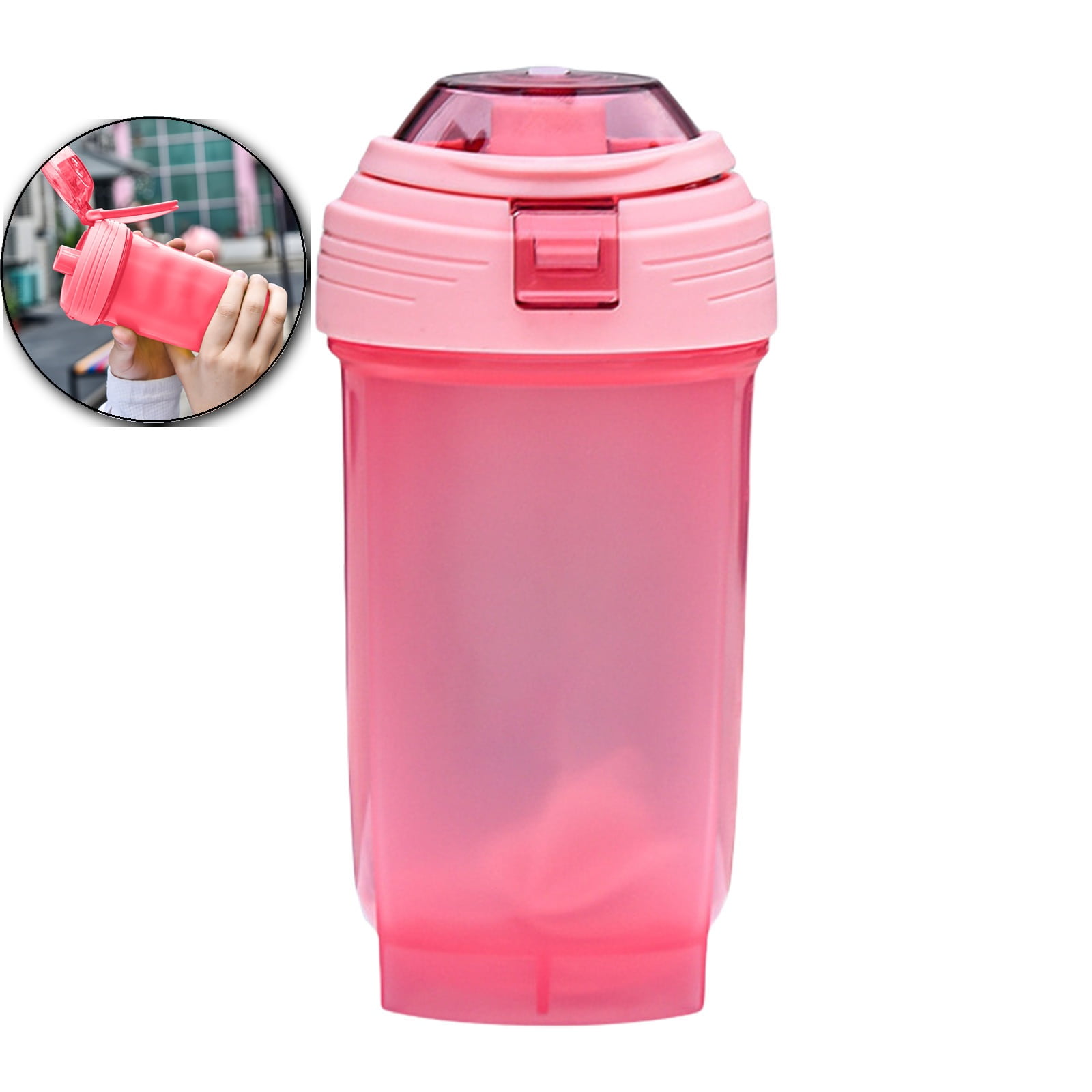 WNFJR Shaker Cup with Built-In Stirrer – Leak-Proof & Heat Resistant ...