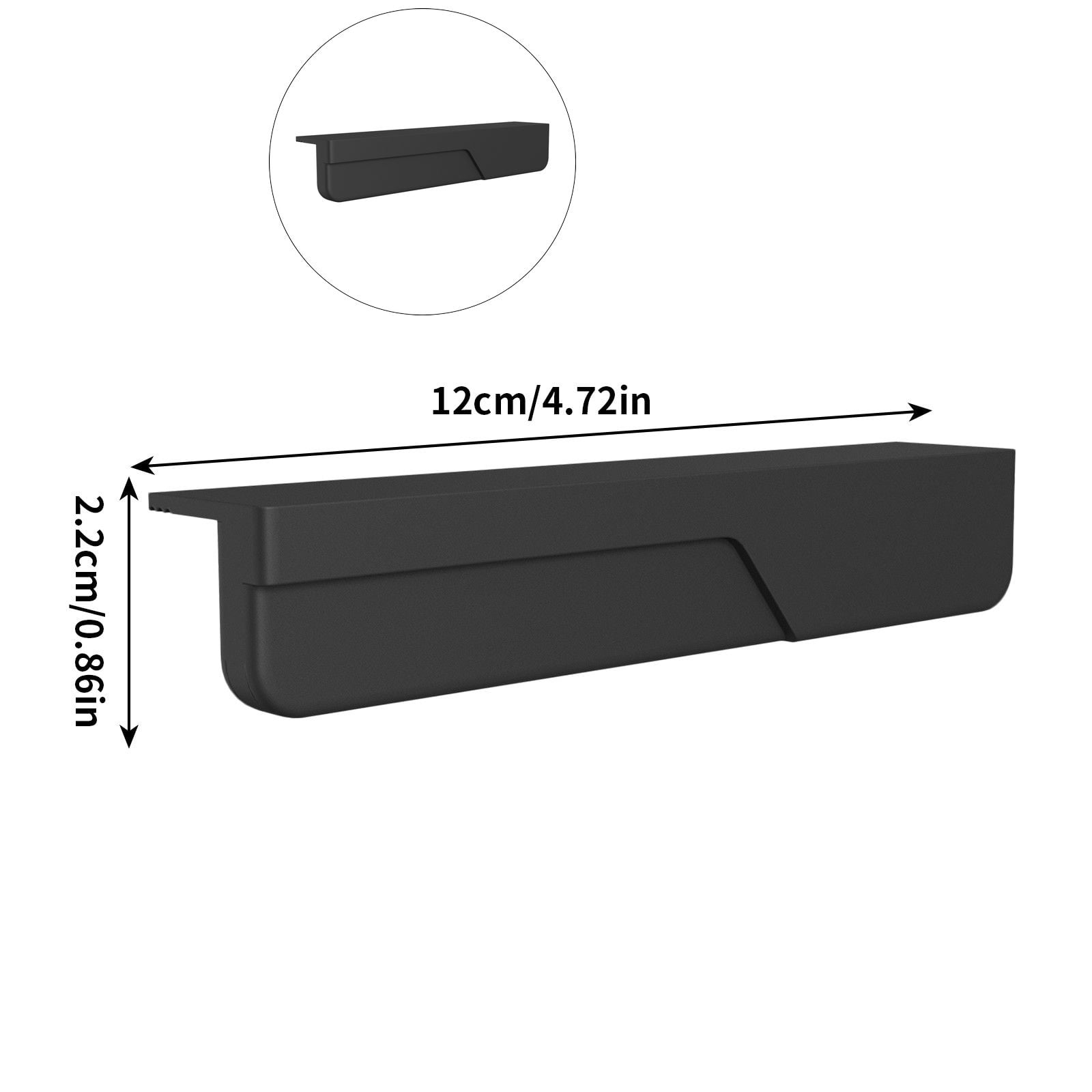 WNFJR Silicone Cabinet Foot Handle - No Drill Adhesive Back, Portable ...