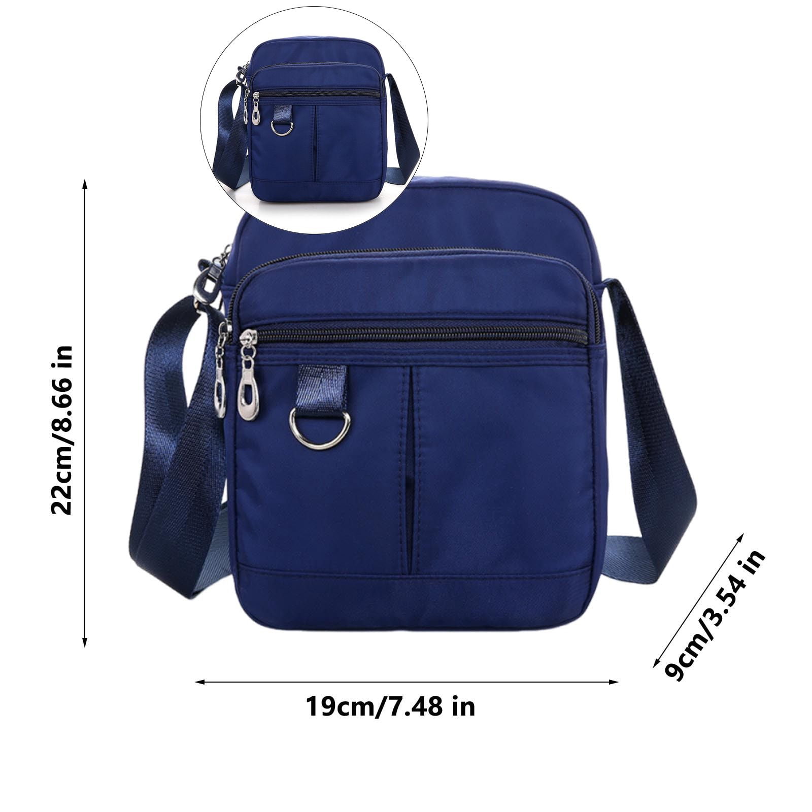 WNFJR Small Messenger Bag for Men Women, Mini Crossbody Bag Shoulder ...