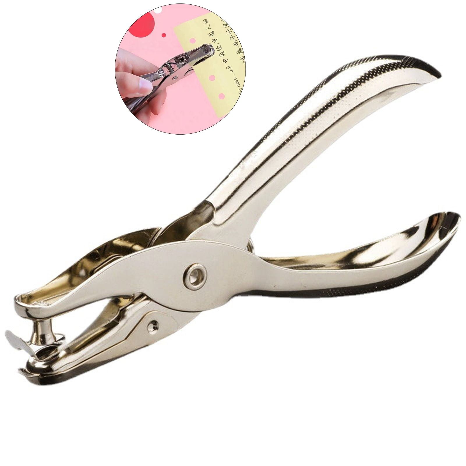 WNFJR Small Mini Metal Hole Puncher, 6mm and 3mm Diameter, Handheld ...