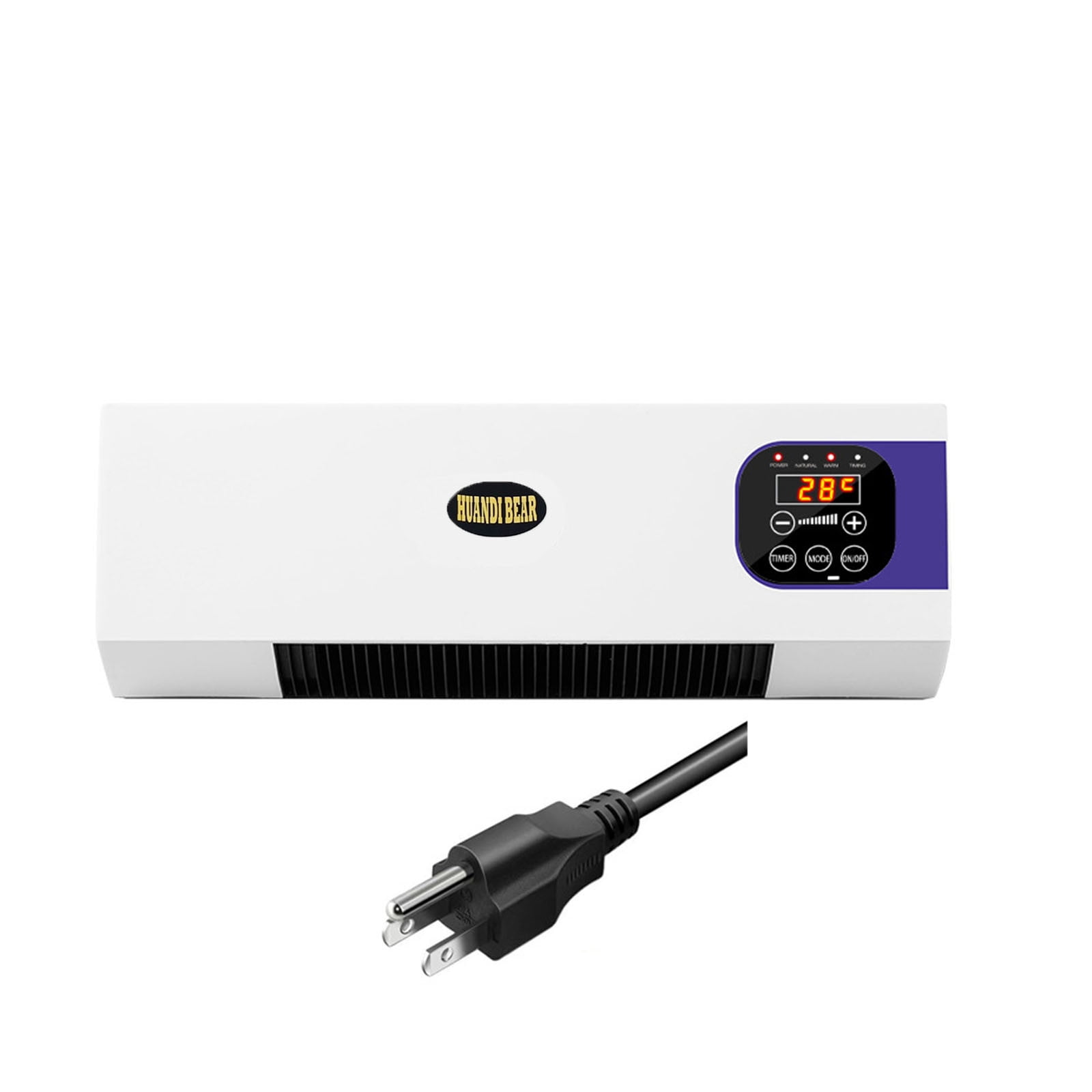 WNFJR Smart Wall Mounted Heater, Remote Control Electric Space Heater ...