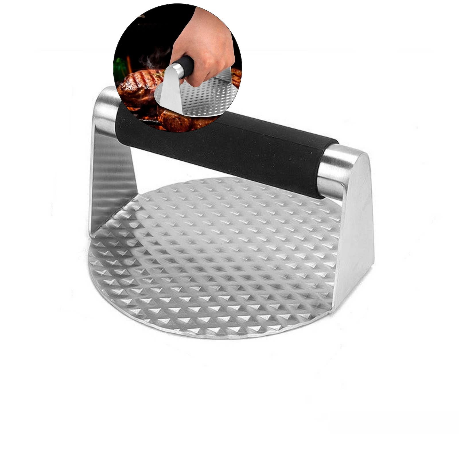 WNFJR Smash Burger Press - 304 Stainless Steel Hamburger Press with ...