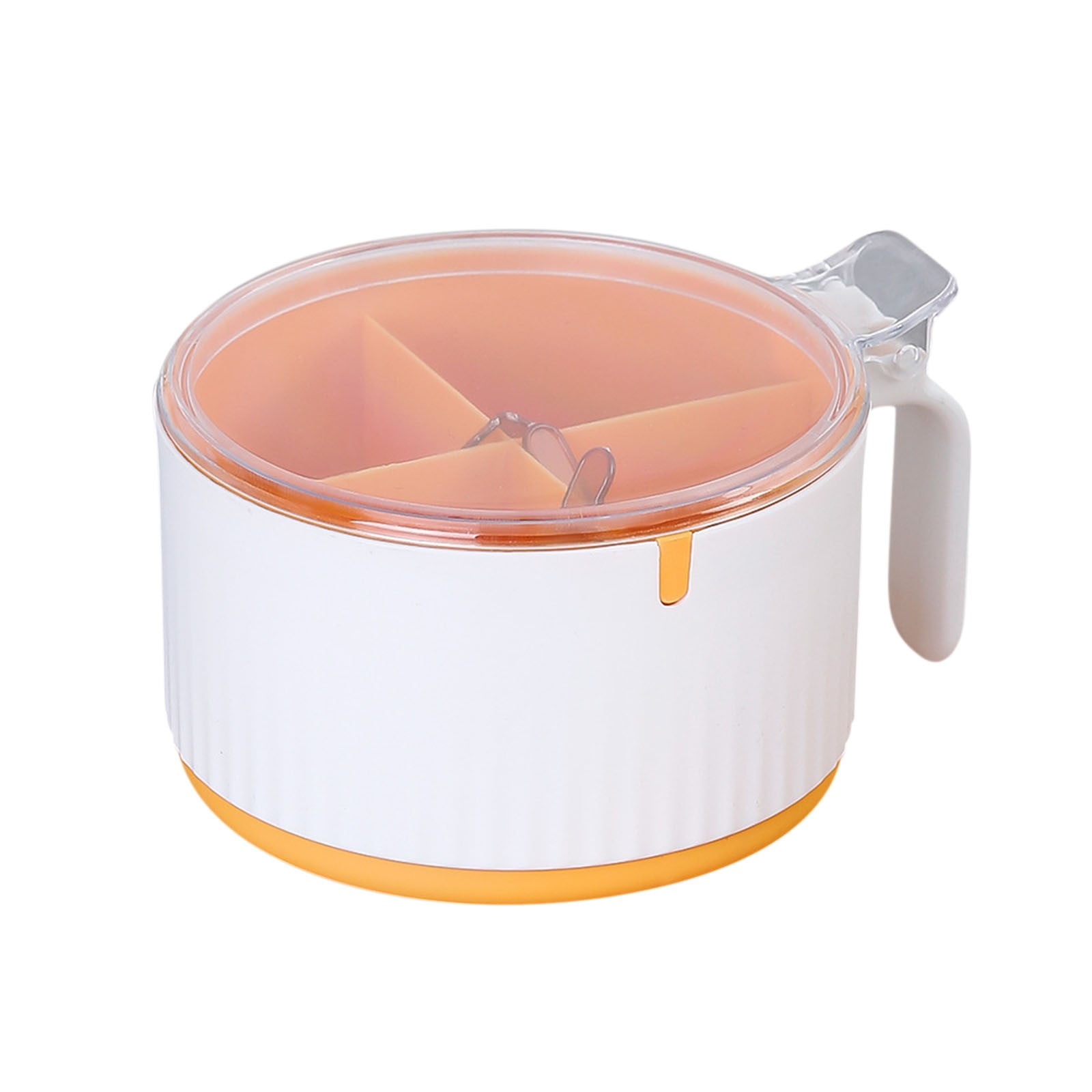 WNFJR Spice Pots Four Compartment Condiment, Multi-Grids Spice Jar ...