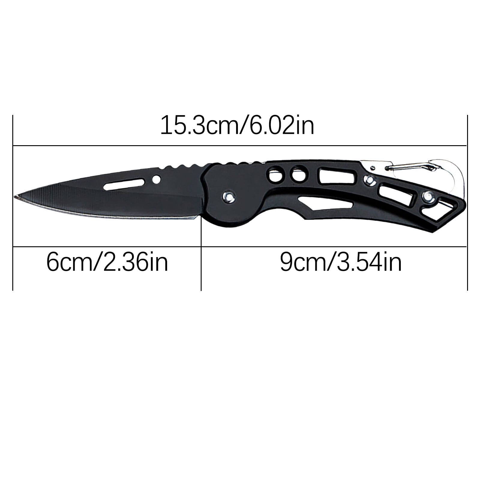 WNFJR Stainless Steel Mini Folding Knife - Compact, Rust-Resistant with ...