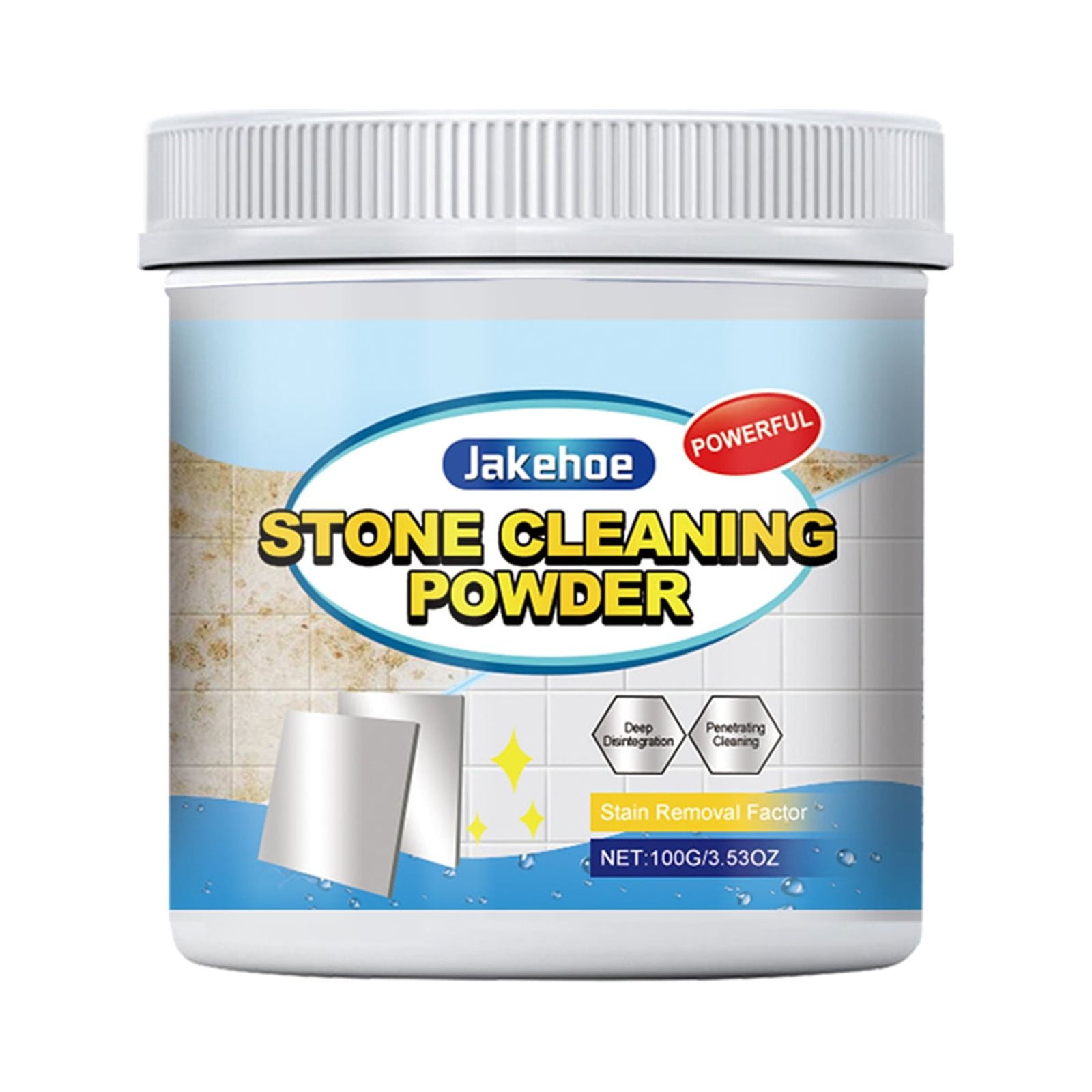 WNFJR Stone Surface Cleaner, Non-Damaging Kitchen Cleaning Powder ...