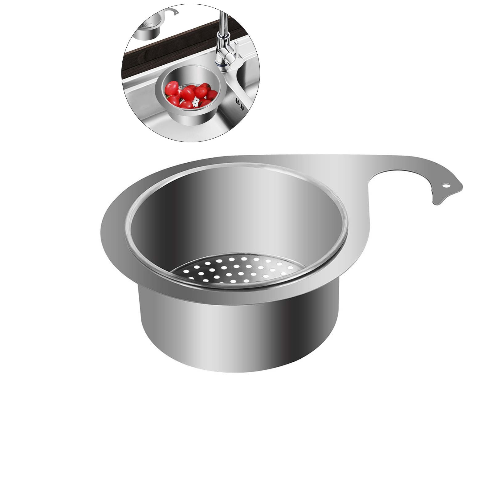 WNFJR Swan Drain Basket for Kitchen Sink, Drain Basket for Kitchen Sink ...