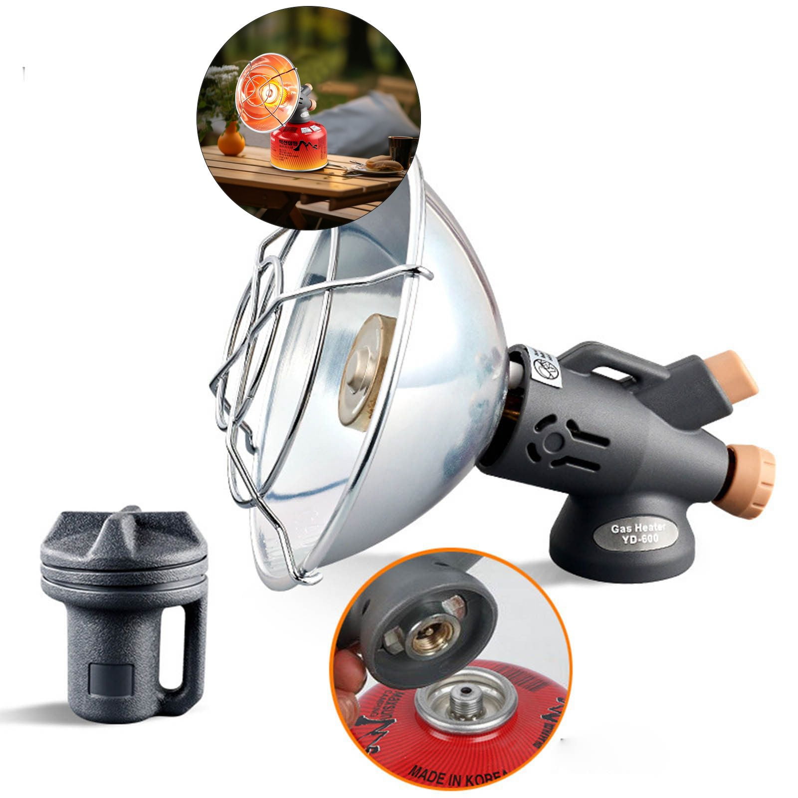 Catalytic Heater MINYIKJ Chubby 2 In 1 Portable Propane Heater & Stove ...