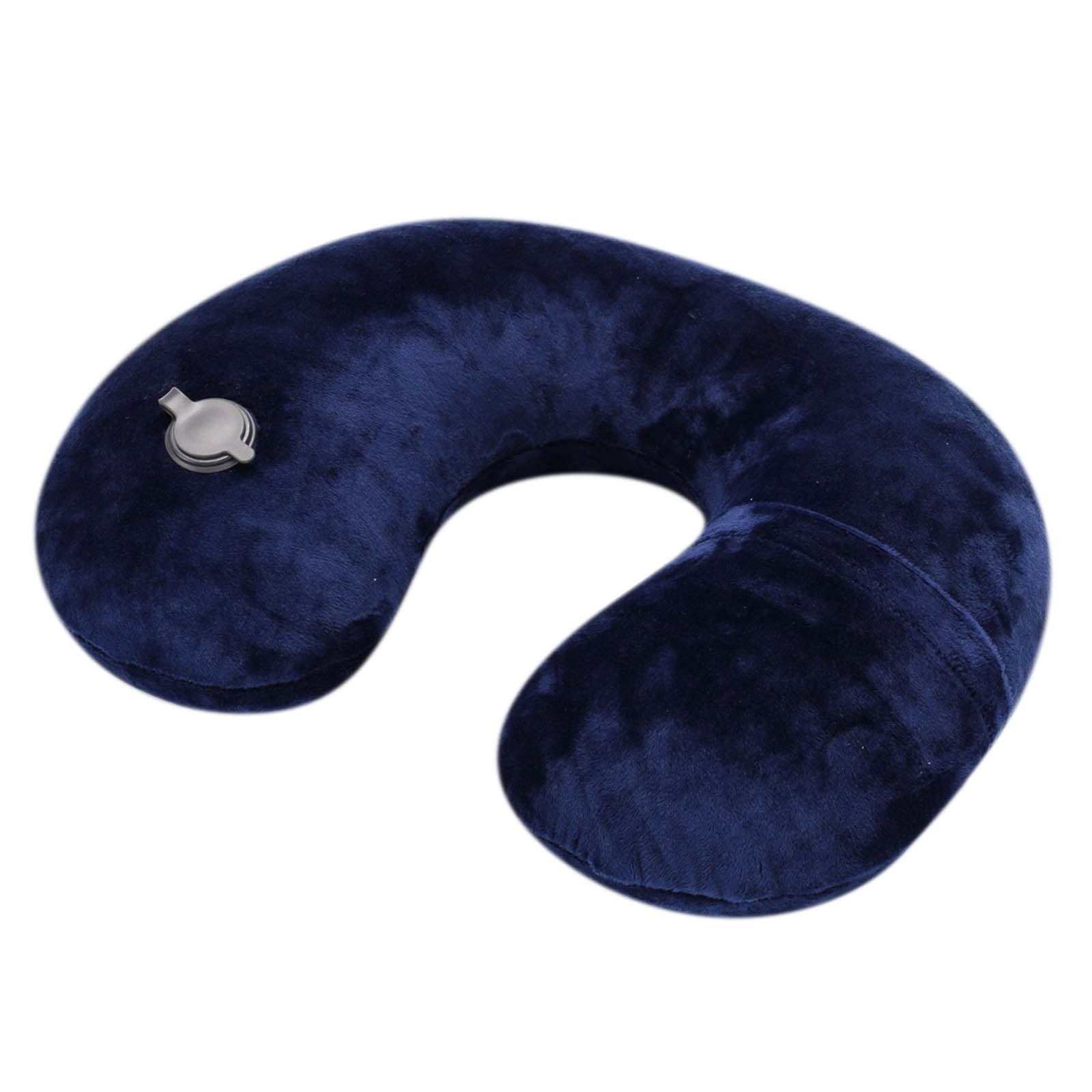 WNFJR U-shaped Travel Neck Pillow, Inflatable Airplane Neck Support ...