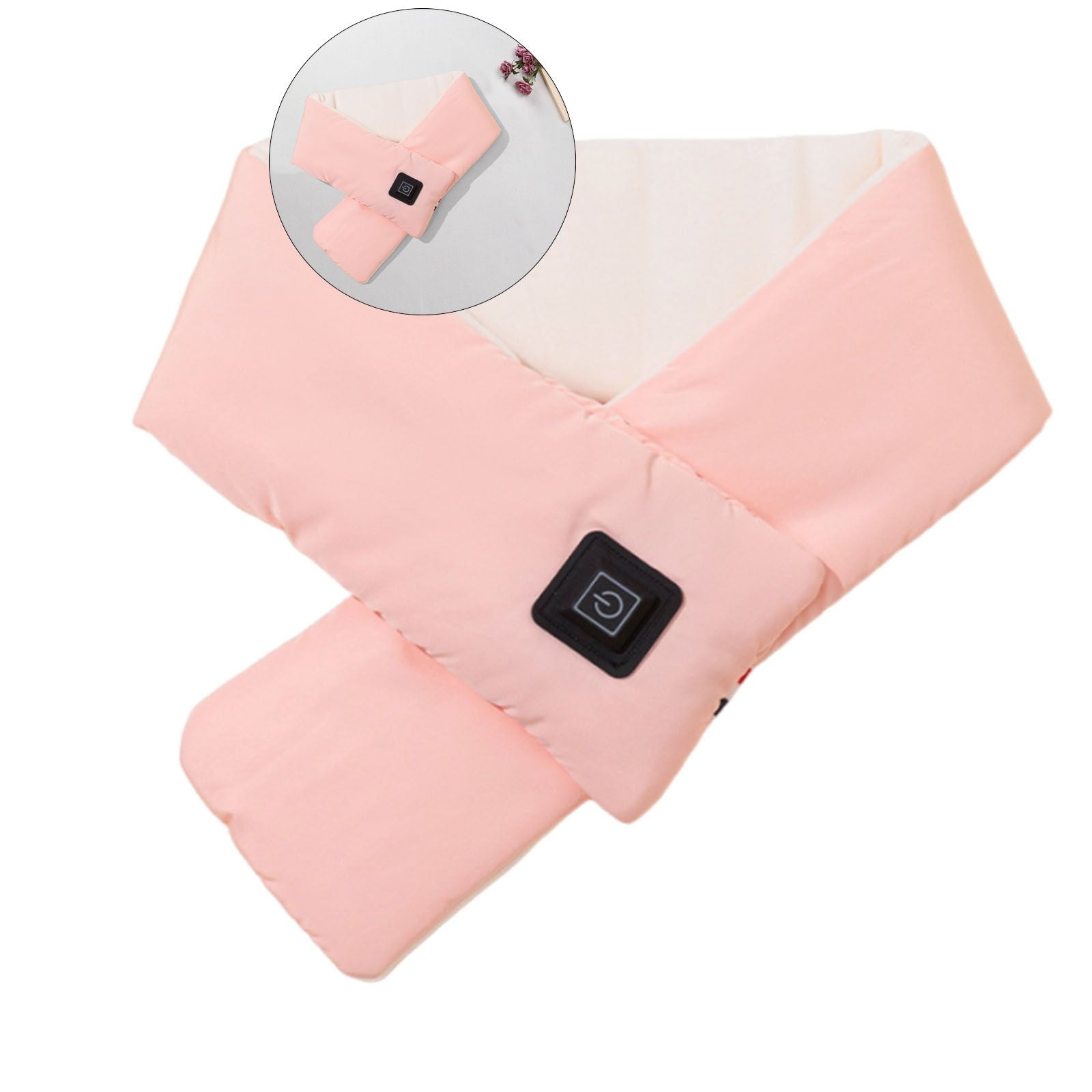 WNFJR USB Heated Scarf - Neck Heating Pad Wrap for Neck Pain Relief ...