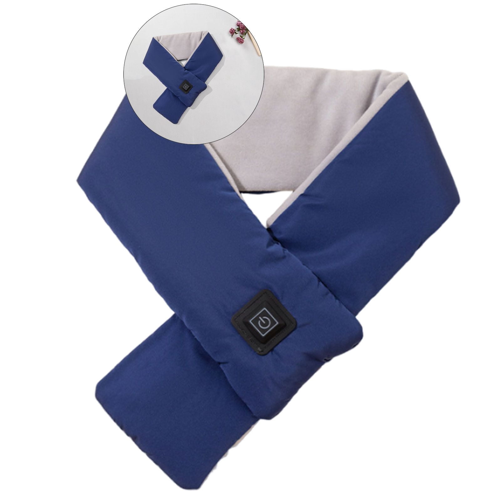 WNFJR USB Heated Scarf - Neck Heating Pad Wrap for Neck Pain Relief ...