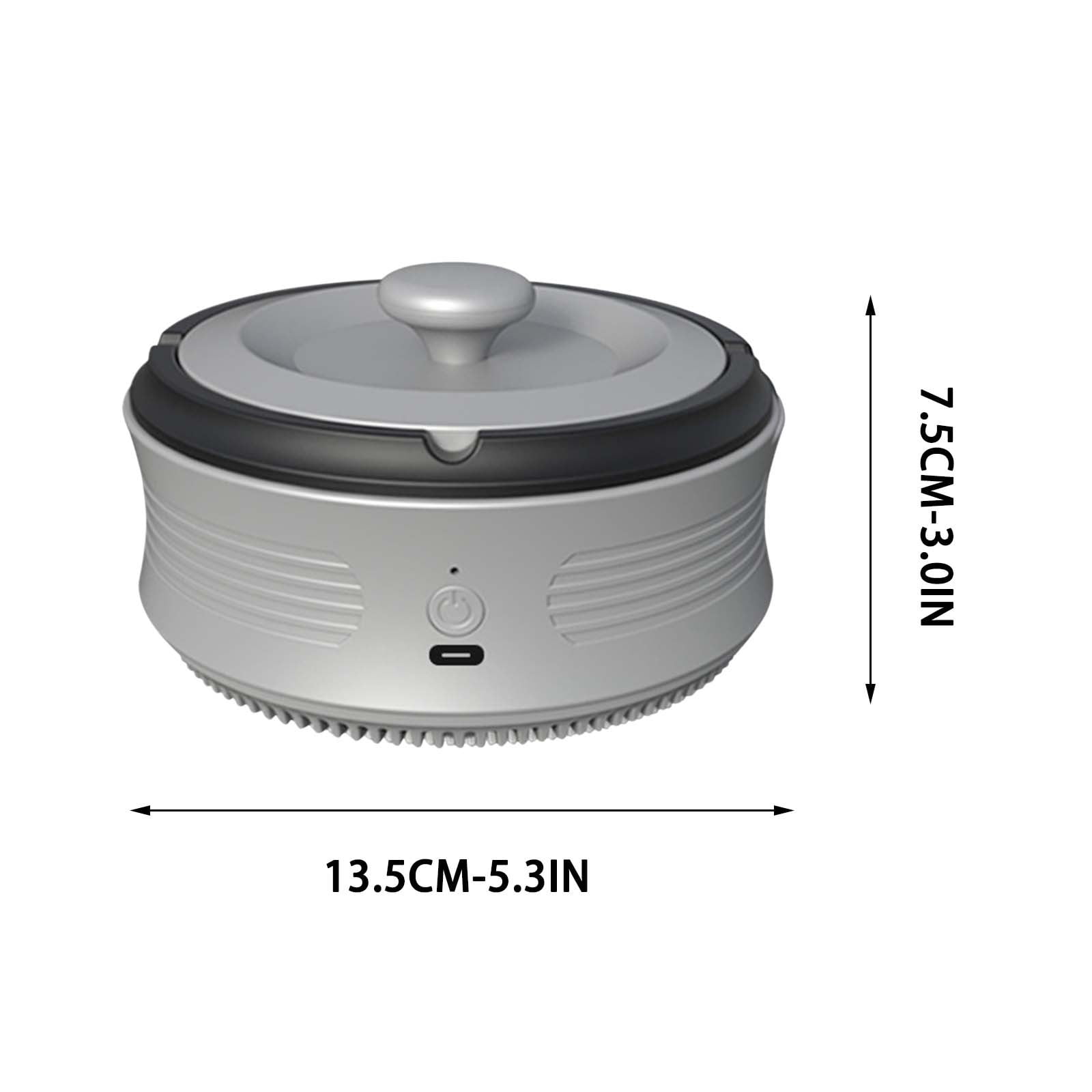 WNFJR Usb Rechargeable Air Purifying Ashtrays, Smoke and Odor Filtering ...
